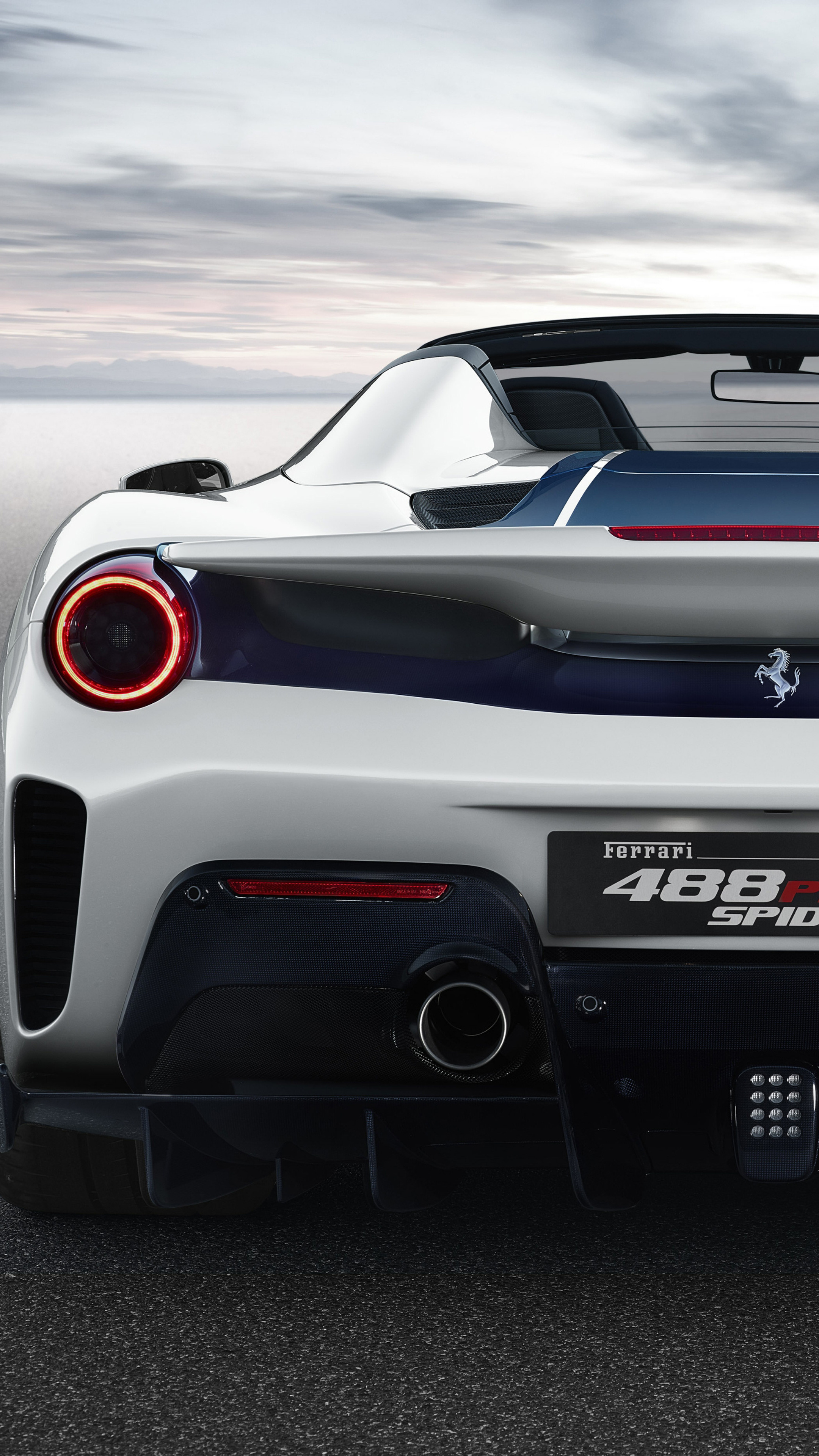 2160x3840 2018 Ferrari 488 Pista Spider Rear Sony Xperia X,XZ,Z5 ...