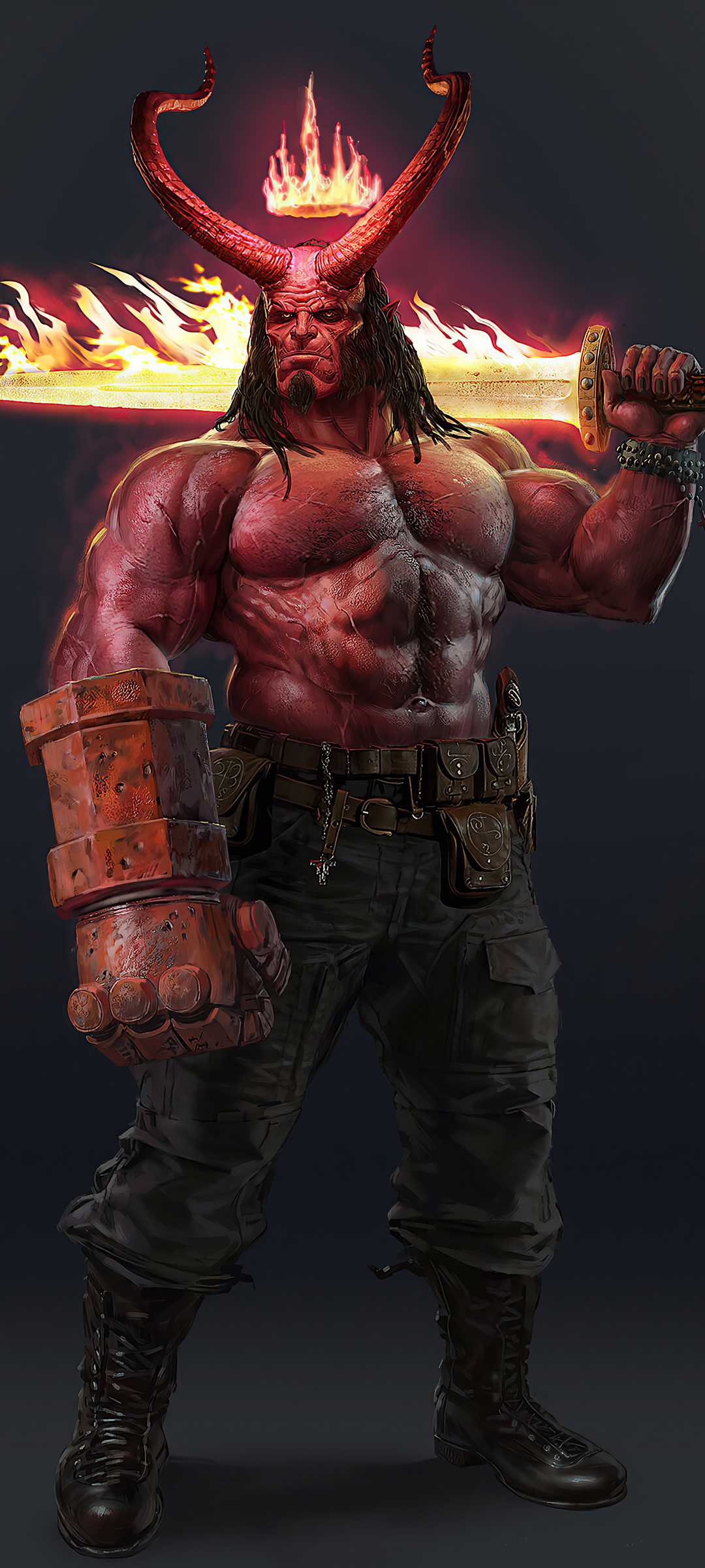 1080x2400 2020 Hellboy 4k Google Pixel 7 ,HD 4k Wallpapers,Images ...