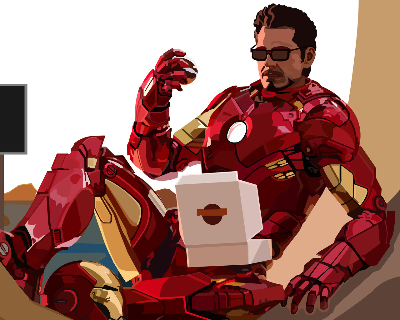 1280x1024 2020 Iron Man Eating Donuts Wallpaper,1280x1024 Resolution HD ...