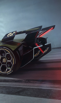 240x400 2020 Lamborghini Lambo V12 Vision Gran Turismo Side View Acer ...