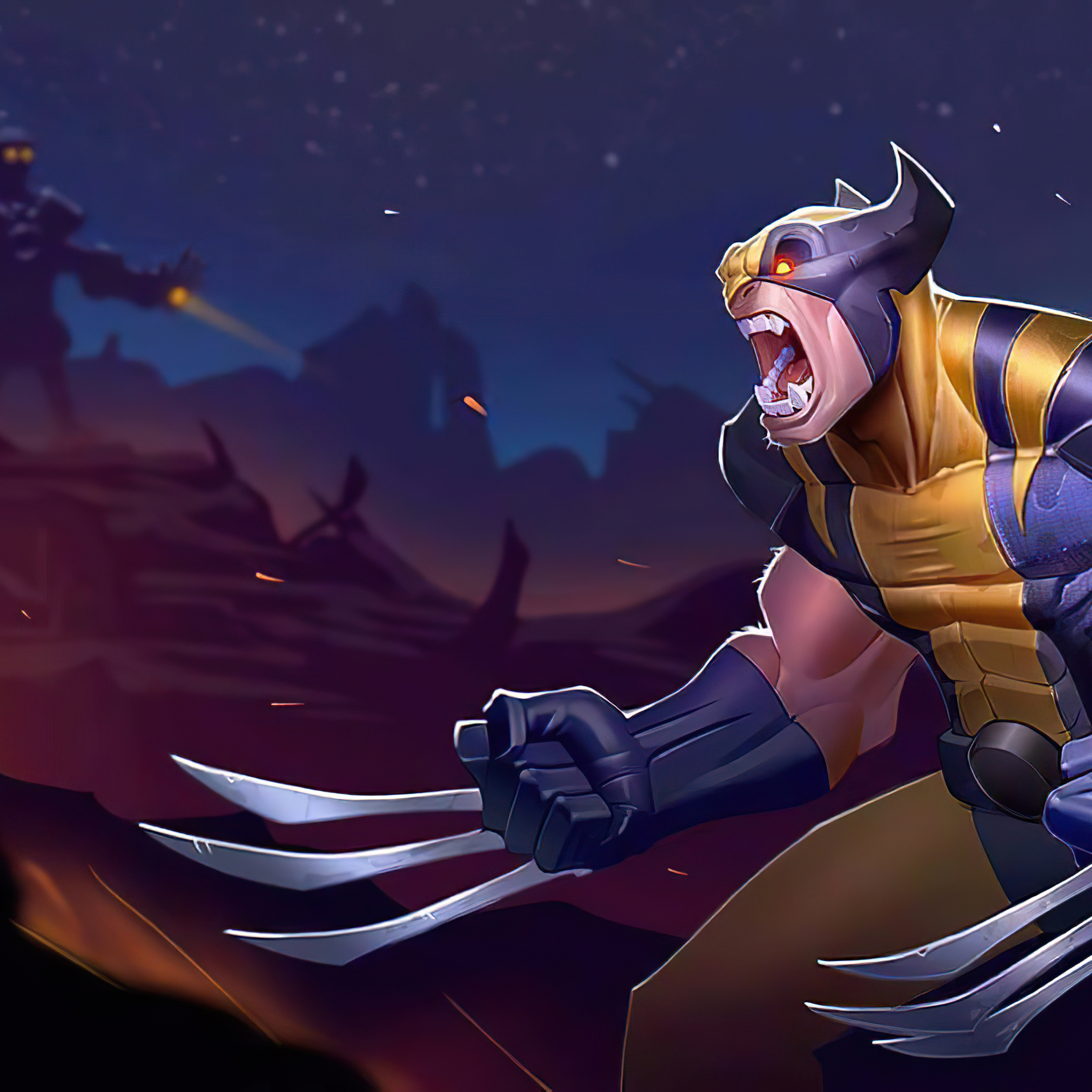 2932x2932 2020 Wolverine Claws 4k Ipad Pro Retina Display ,HD 4k ...