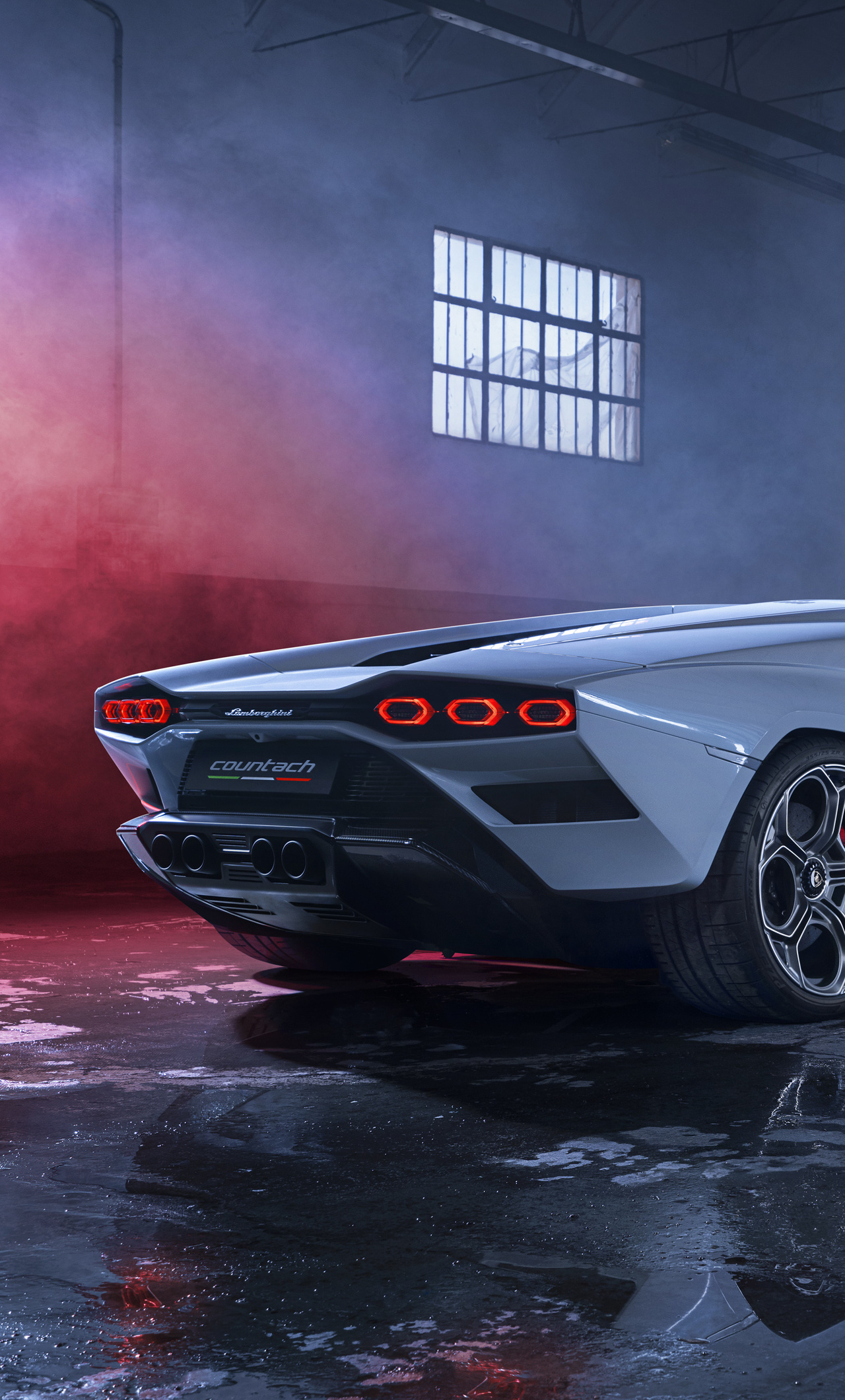 1280x2120 2021 Lamborghini Countach Lpi 800 Rear View 5k iPhone 6+ ,HD ...