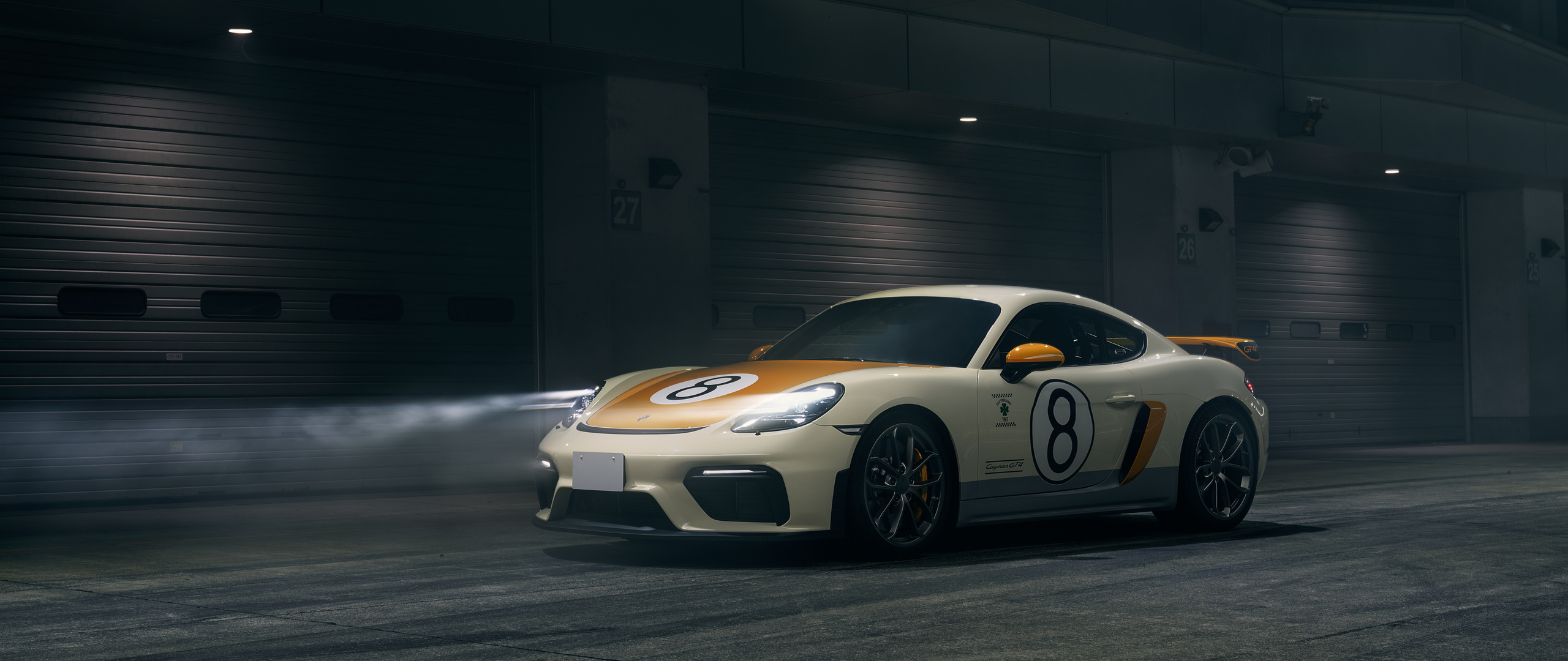 2560x1080 2022 Porsche 718 Cayman GT4 Tribute To 906 Wallpaper ...