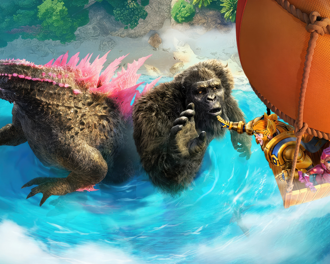 1280x1024 2024 Lords Mobile Ft Godzilla X Kong The New Empire Wallpaper ...