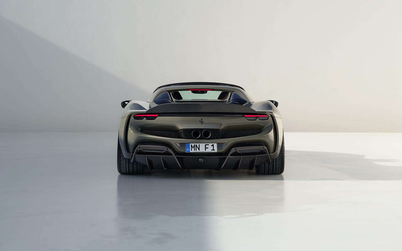 1280x800 2025 Novitec Ferrari 296 Gtb Rear View 720P ,HD 4k Wallpapers ...