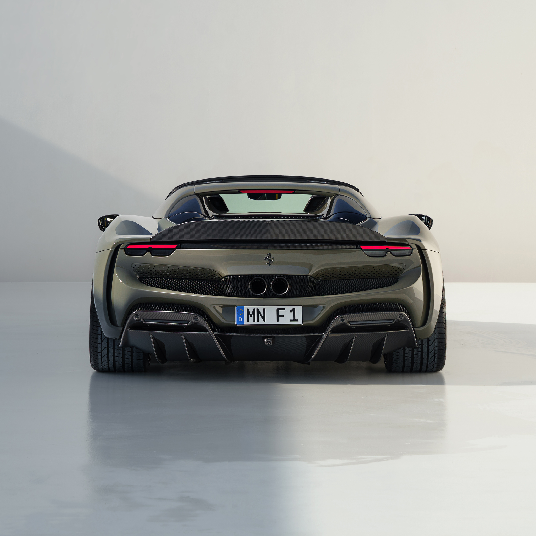 2048x2048 2025 Novitec Ferrari 296 Gtb Rear View Ipad Air ,HD 4k ...