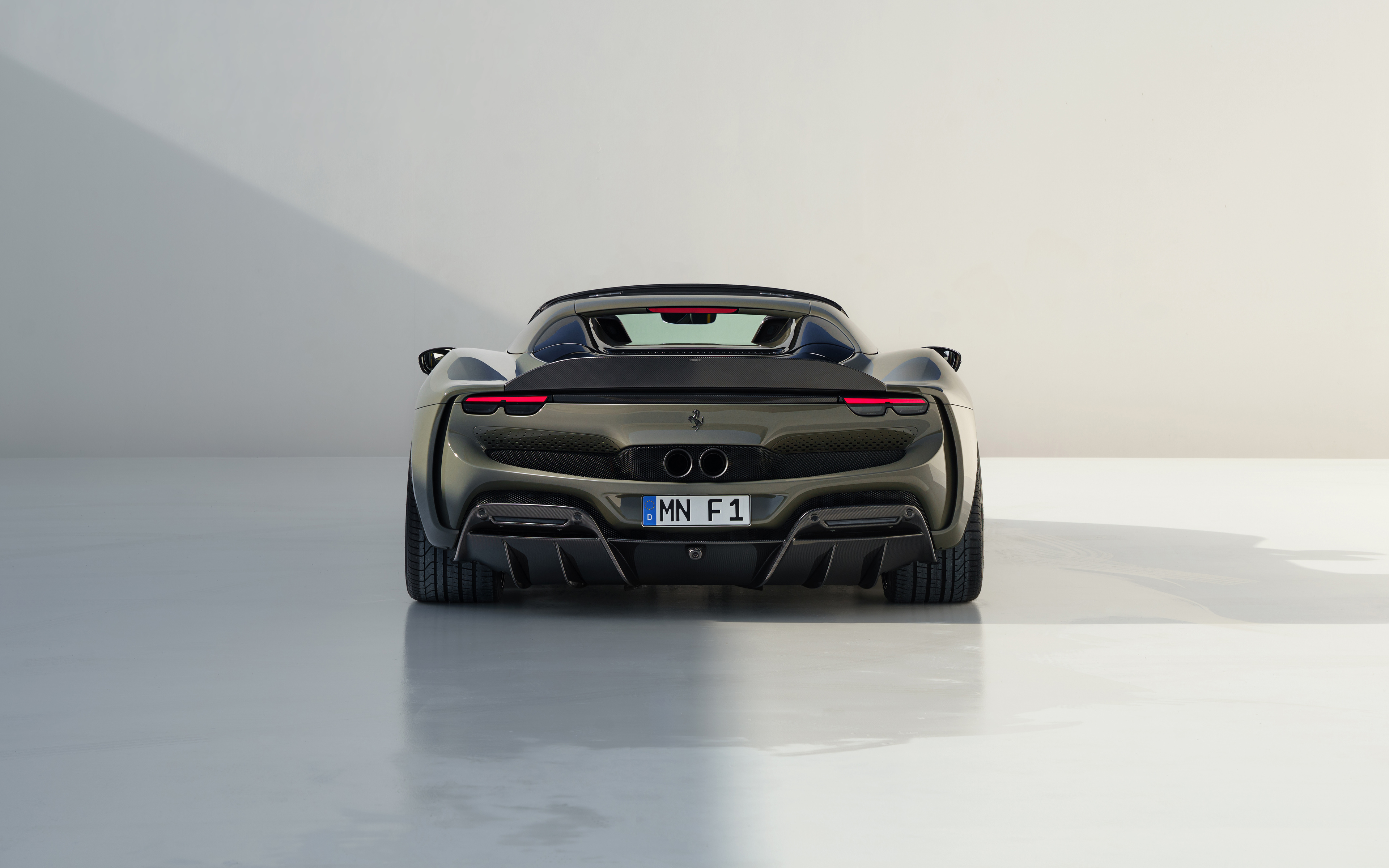 3840x2400 2025 Novitec Ferrari 296 Gtb Rear View 4K ,HD 4k Wallpapers ...