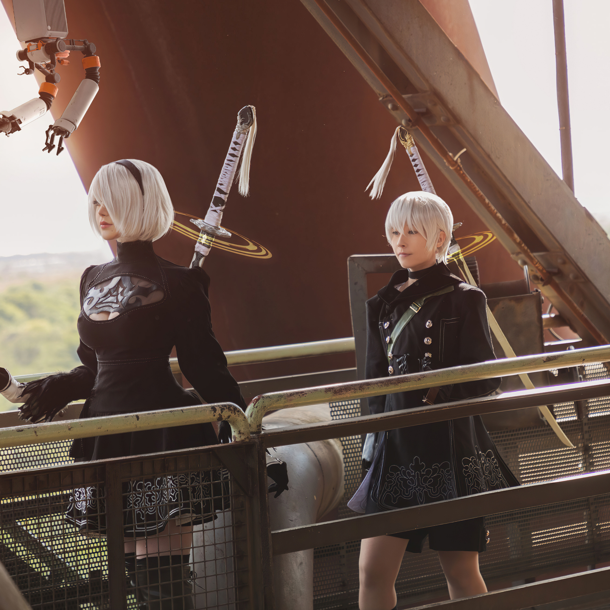 2048x2048 2b And 9s Nier Automata 5k Ipad Air ,HD 4k Wallpapers,Images ...