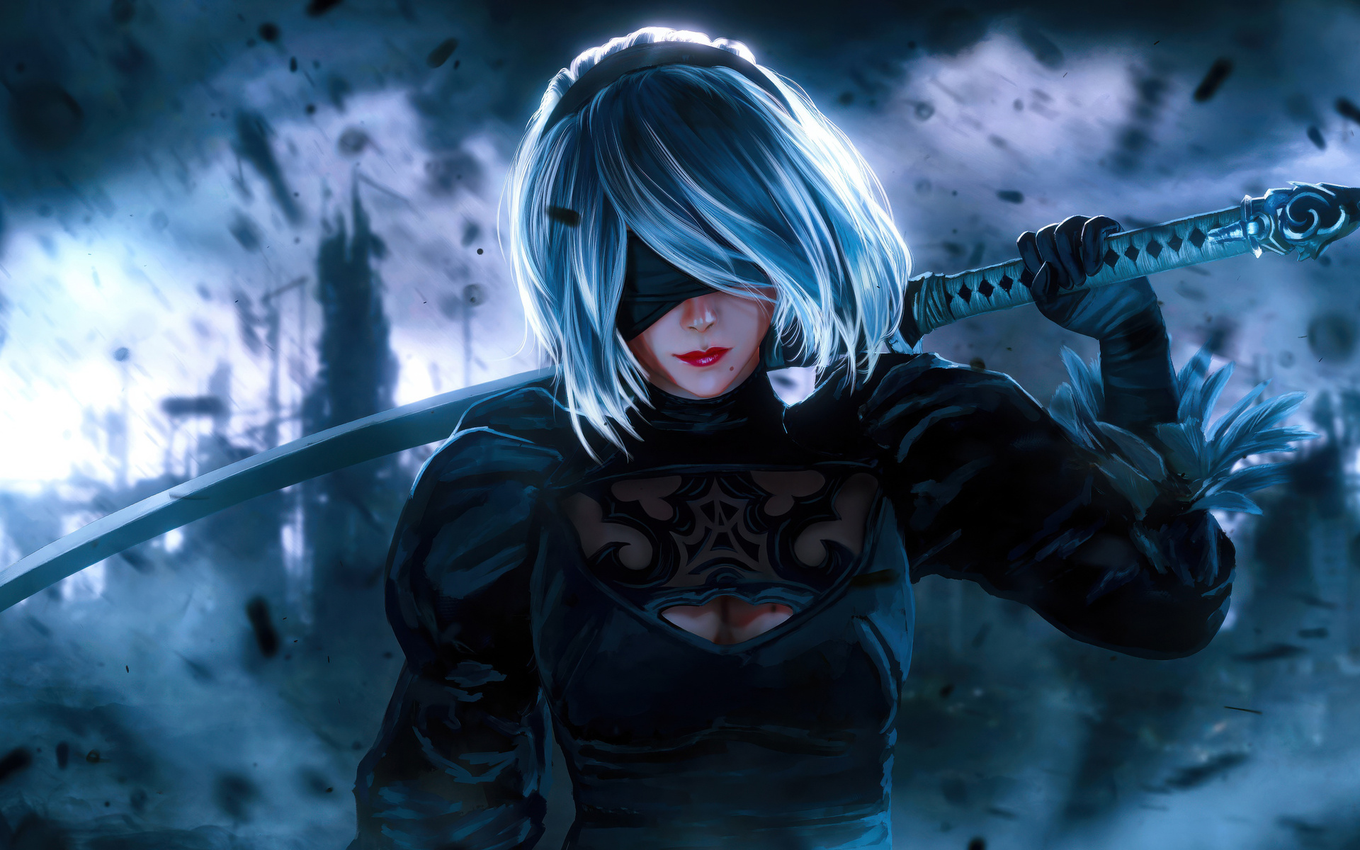 1920x1200 2b Automata In Focus 1080P Resolution ,HD 4k Wallpapers ...