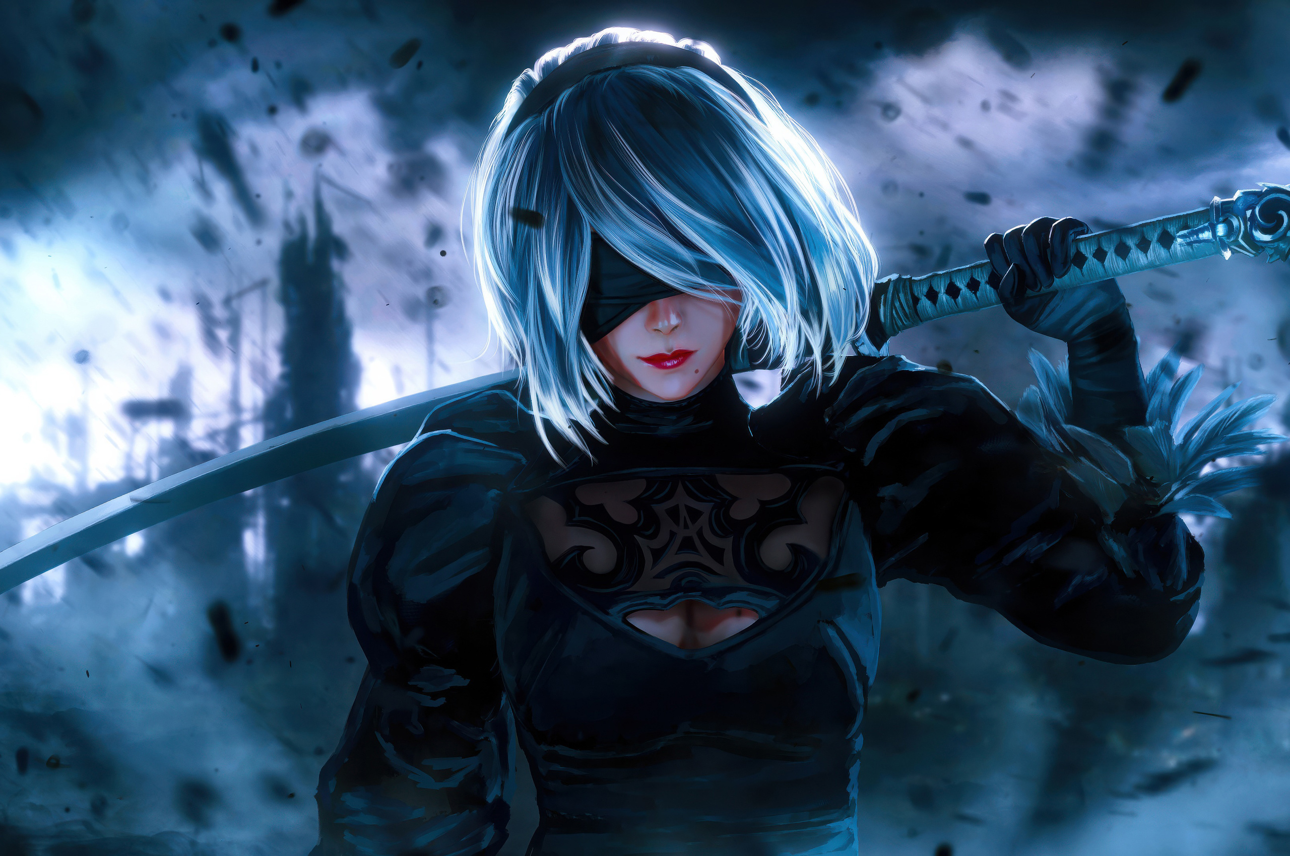 2560x1700 2b Automata In Focus Chromebook Pixel ,HD 4k Wallpapers ...