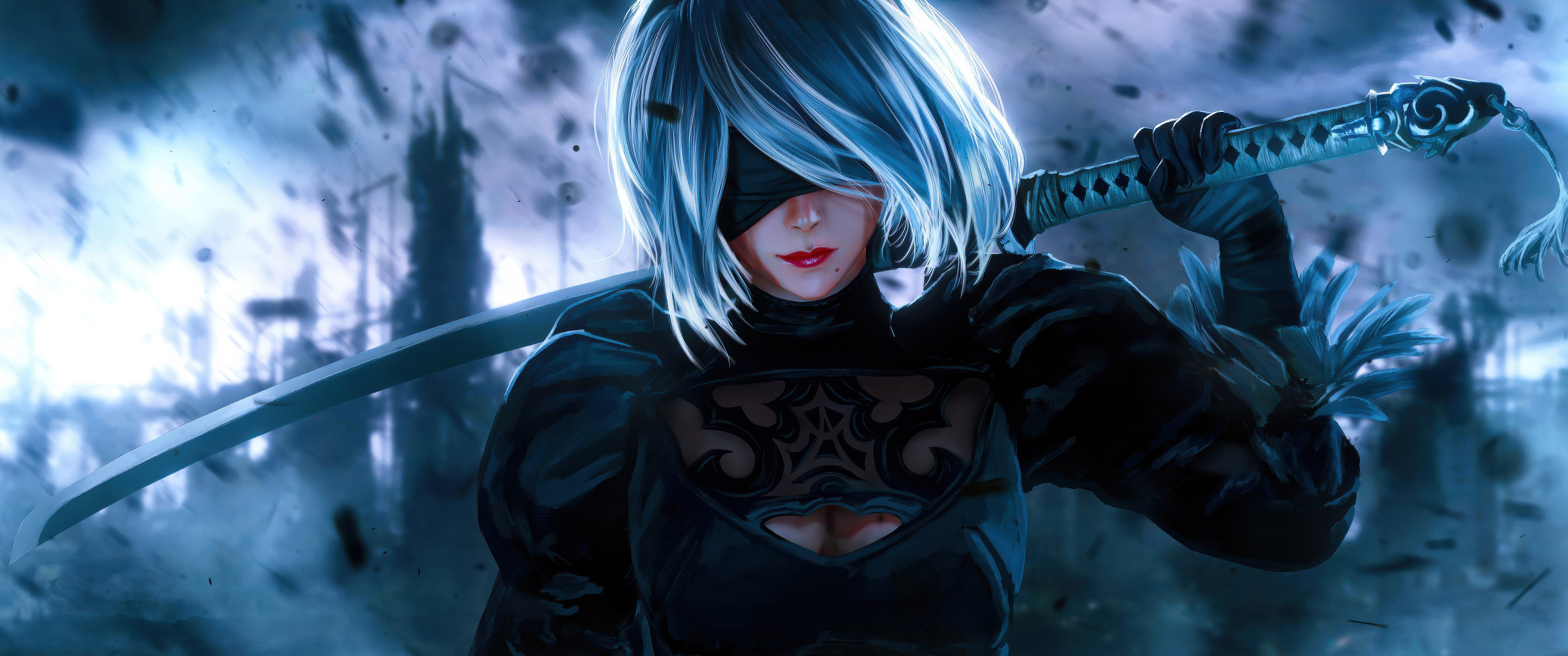 3440x1440 2b Automata In Focus UltraWide Quad HD 1440P ,HD 4k ...