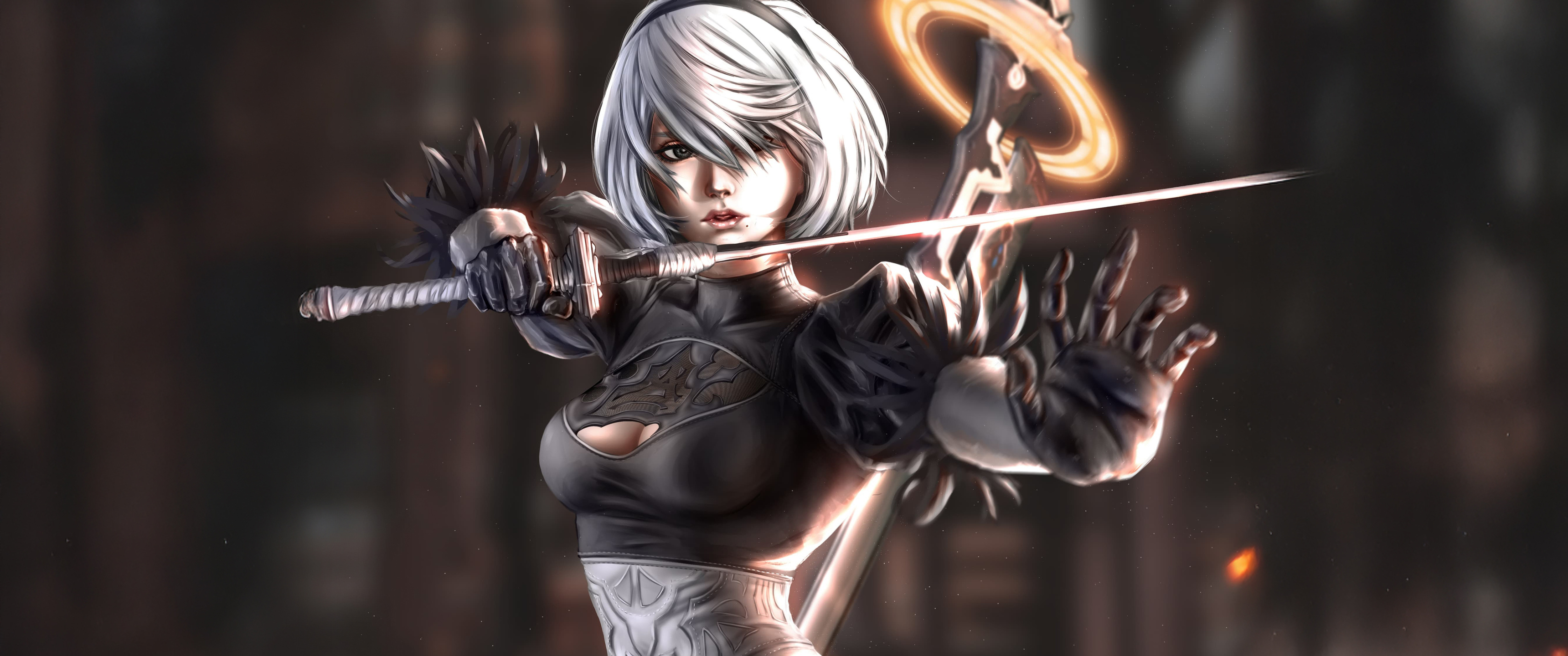 3440x1440 2b Nier Automata Blade Of Silence UltraWide Quad HD 1440P ,HD ...