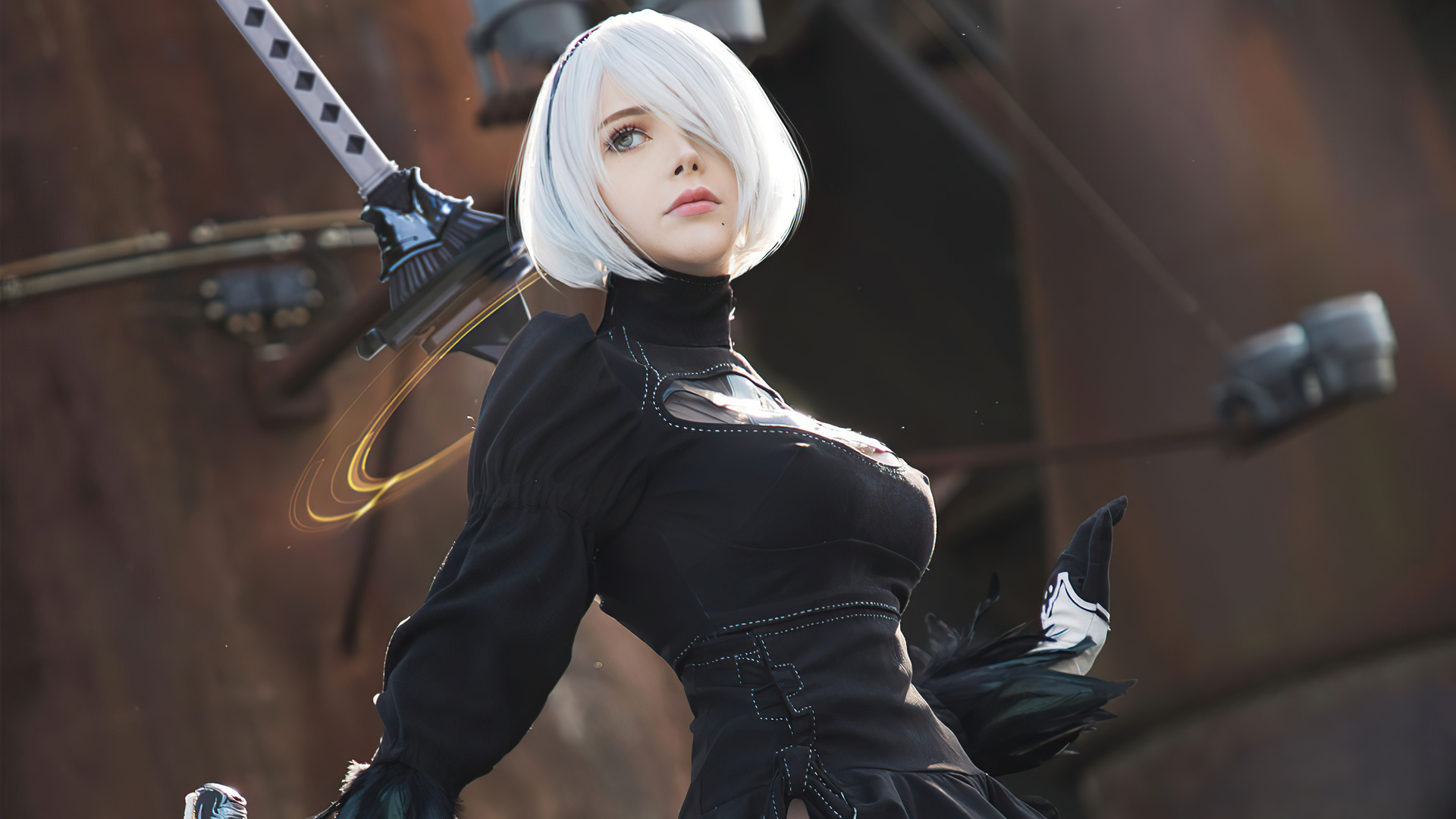 1920x1080 2BNier Automata Cosplay 2022 Laptop Full HD 1080P ,HD 4k ...