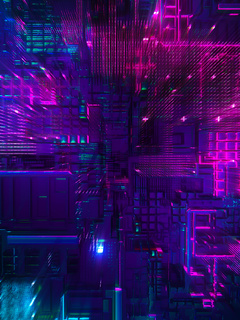 240x320 3d Abstract Sharp Nokia 230, Nokia 215, Samsung Xcover 550, LG ...