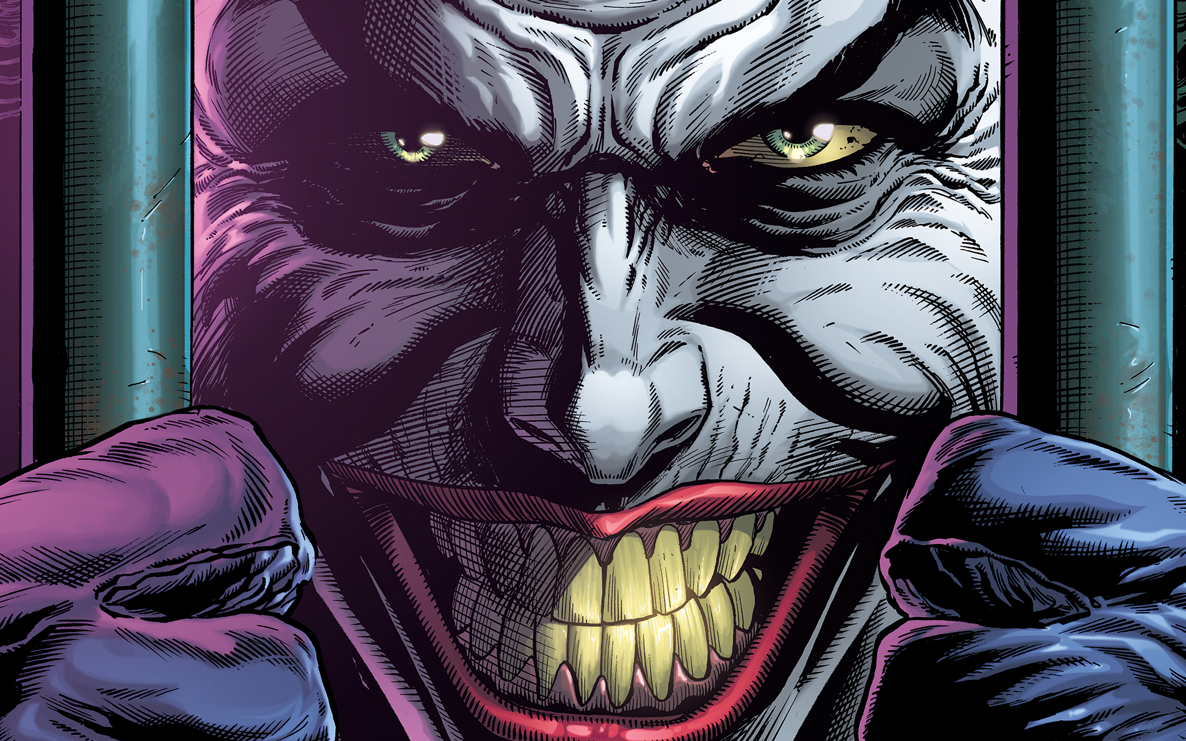 3840x2400 4k Joker Smile 4k Hd 4k Wallpapers Images Backgrounds Photos
