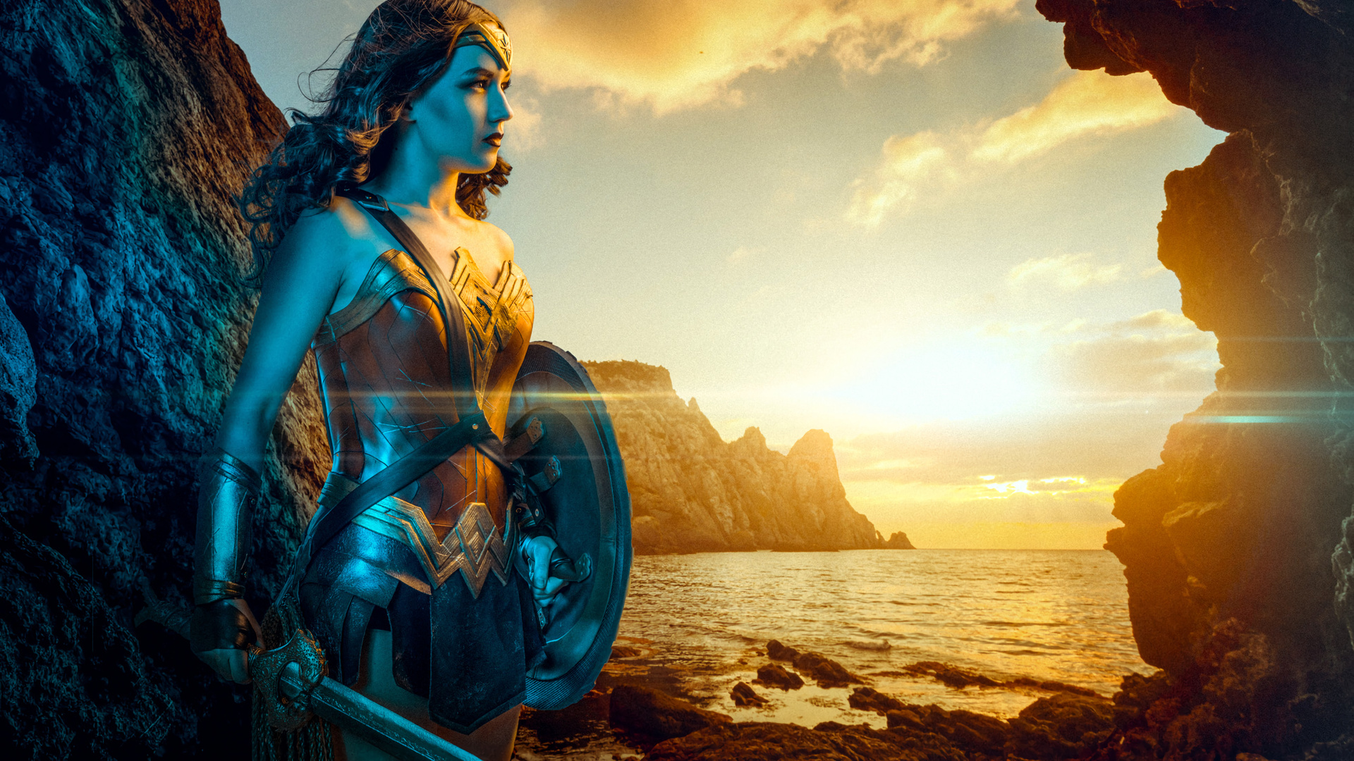 1920x1080 4kwonder Woman Cosplay Laptop Full HD 1080P ,HD 4k Wallpapers ...