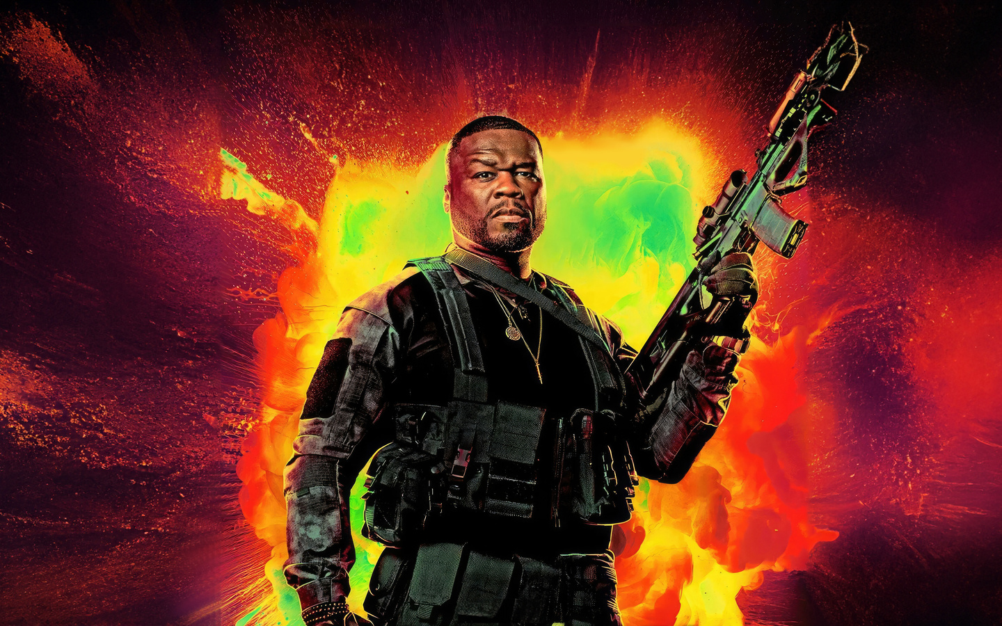 1440x900 50 Cent As Easy Day The Expendables 4 Wallpaper,1440x900 ...