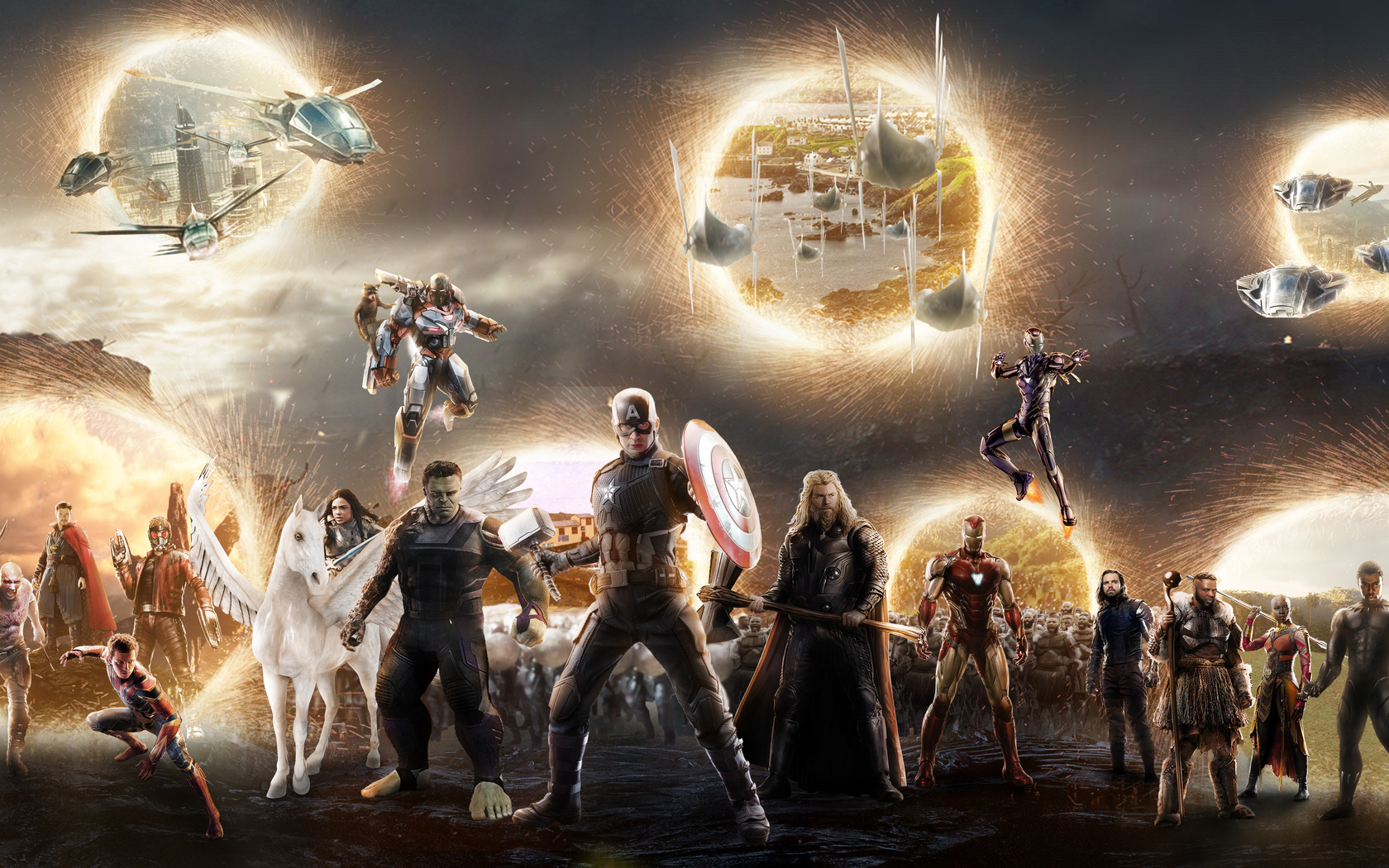1680x1050 5k Avengers Endgame Final Battle Scene Wallpaper,1680x1050 ...