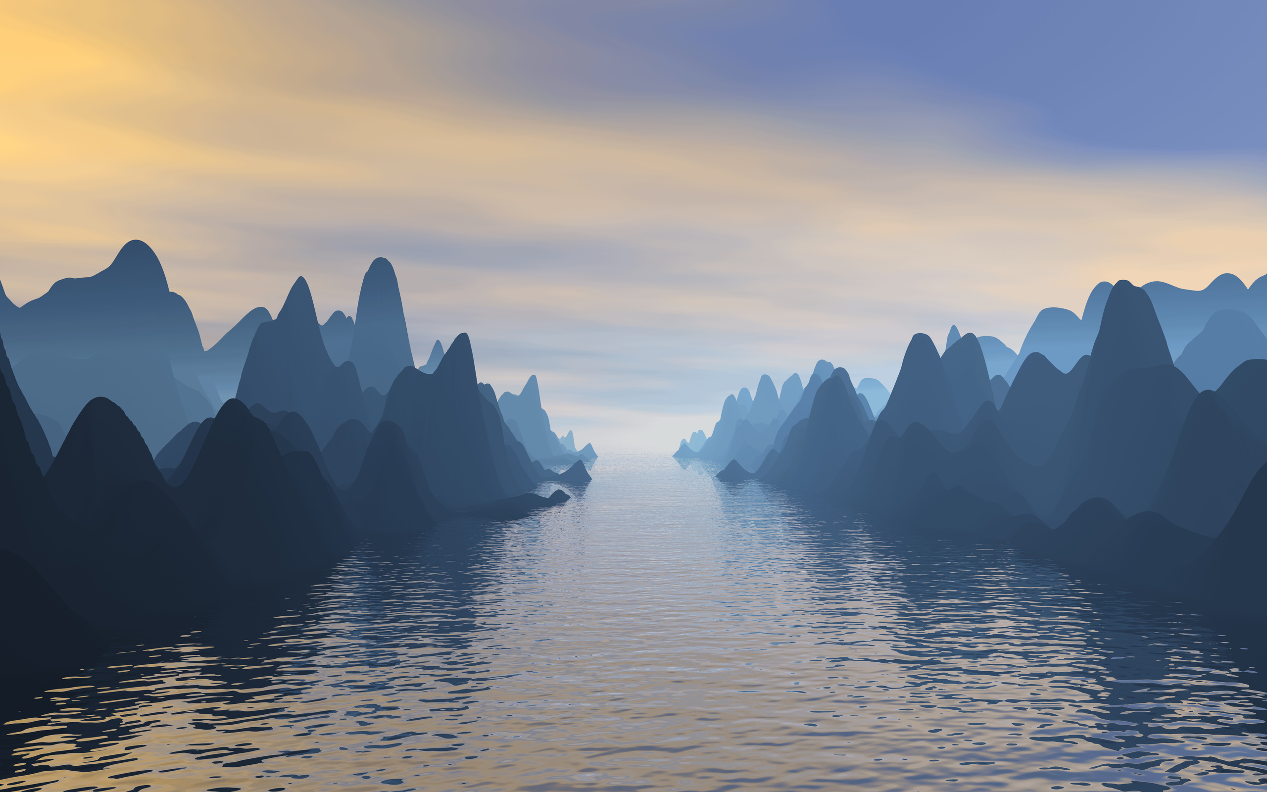 2560x1600 90s Raytraced Landscape Day Wallpaper,2560x1600 Resolution HD ...