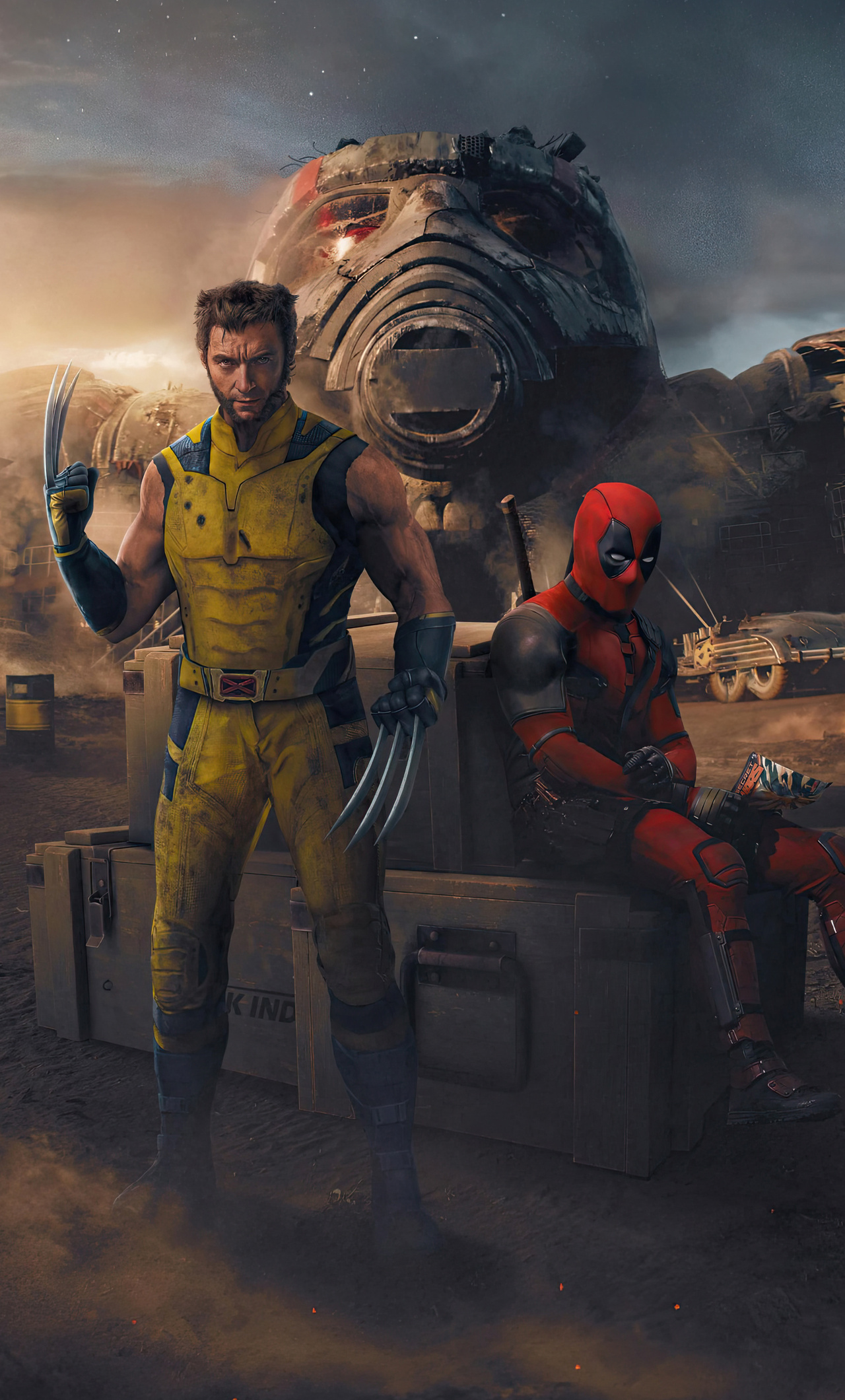 1280x2120 A Deadly Encounter Of Deadpool Vs Wolverine iPhone 6+ ,HD 4k ...
