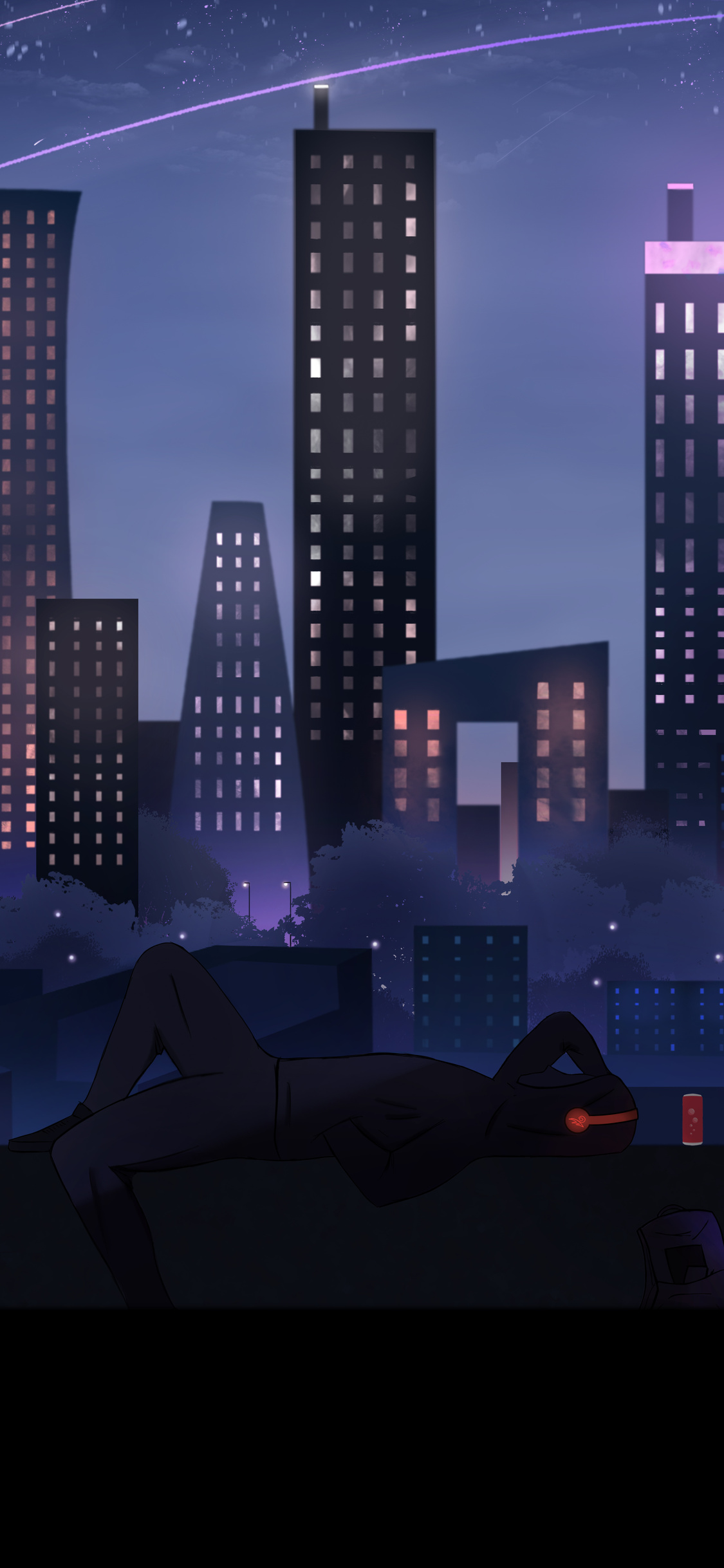 1125x2436 A Lone Watcher In The City Iphone XS,Iphone 10,Iphone X ,HD 4k Wallpapers,Images ...