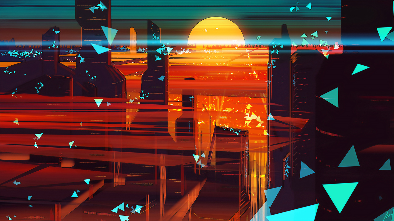 1280x720 Abstract City 4k 720P ,HD 4k Wallpapers,Images,Backgrounds ...