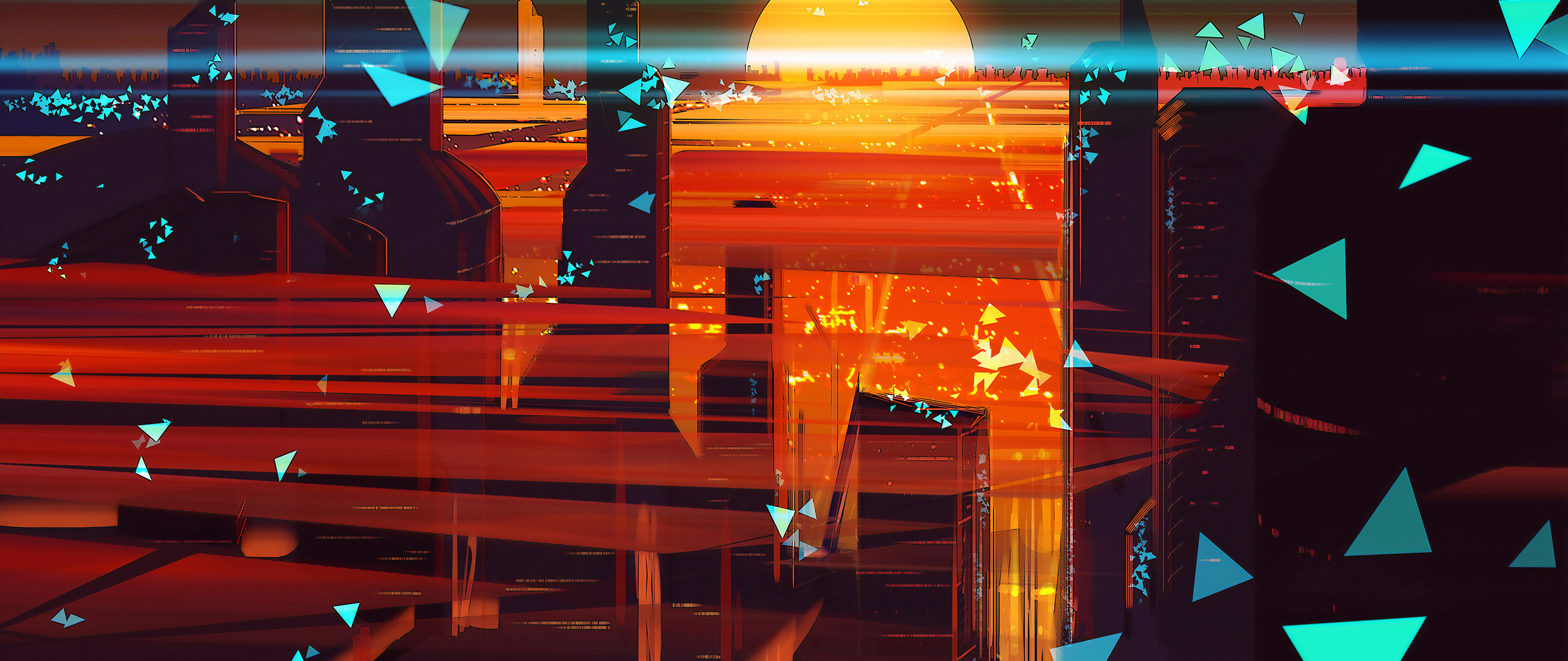 2560x1080 Abstract City 4k Wallpaper,2560x1080 Resolution HD 4k ...