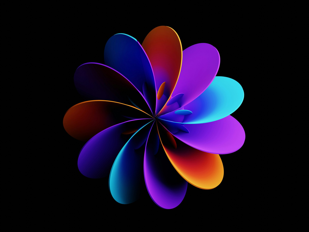 1024x768 Abstract Flower Of Light Wallpaper,1024x768 Resolution HD 4k ...