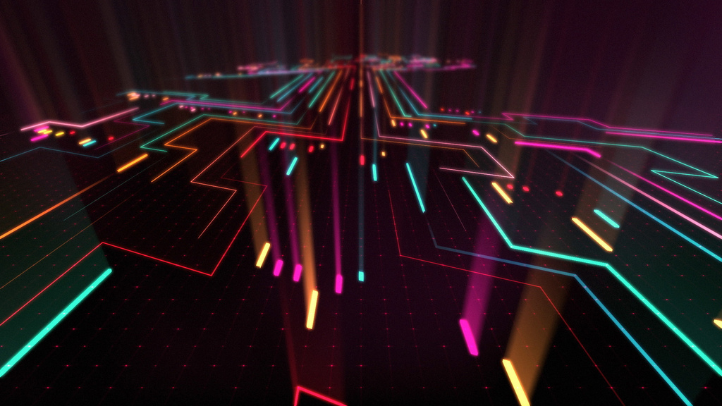 1024x576 Abstract Neon Digital Art 1024x576 Resolution HD 4k Wallpapers ...