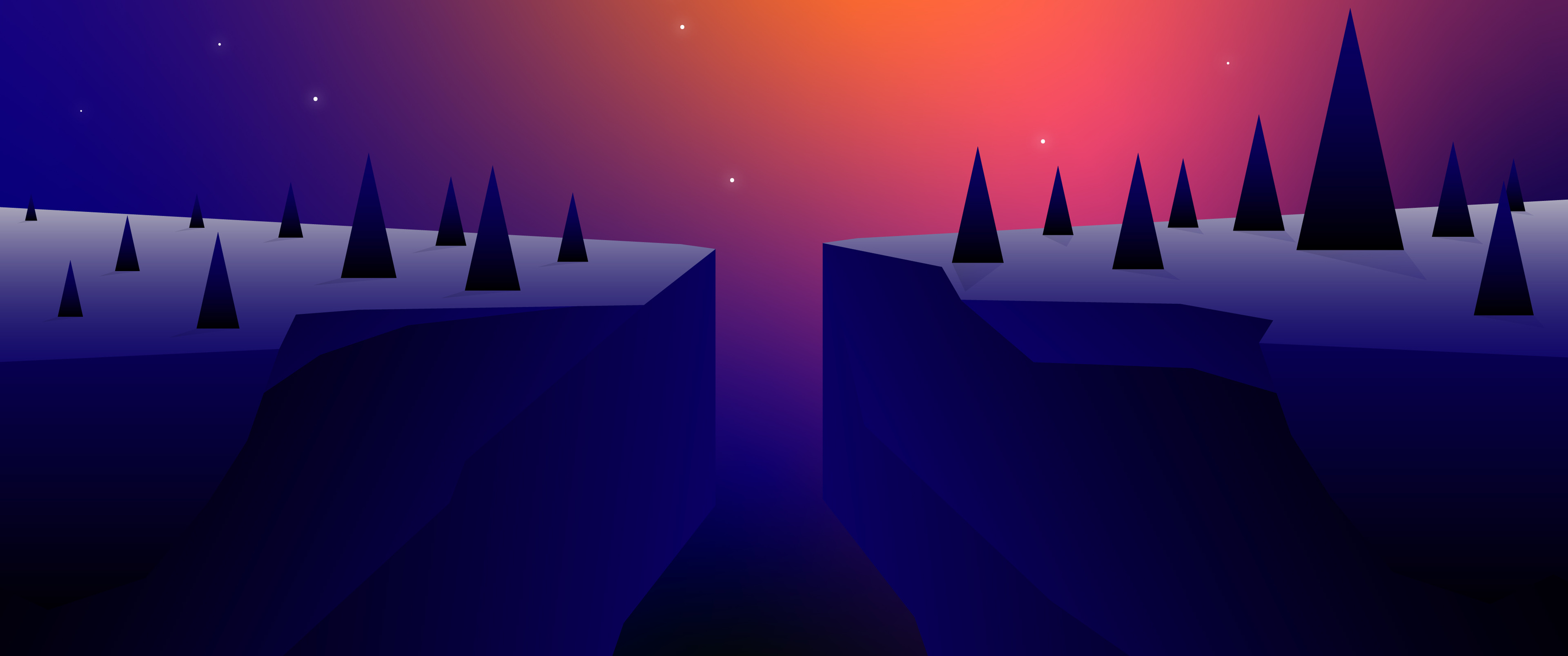 3440x1440 Abyss Between Mountains 4k UltraWide Quad HD 1440P ,HD 4k ...