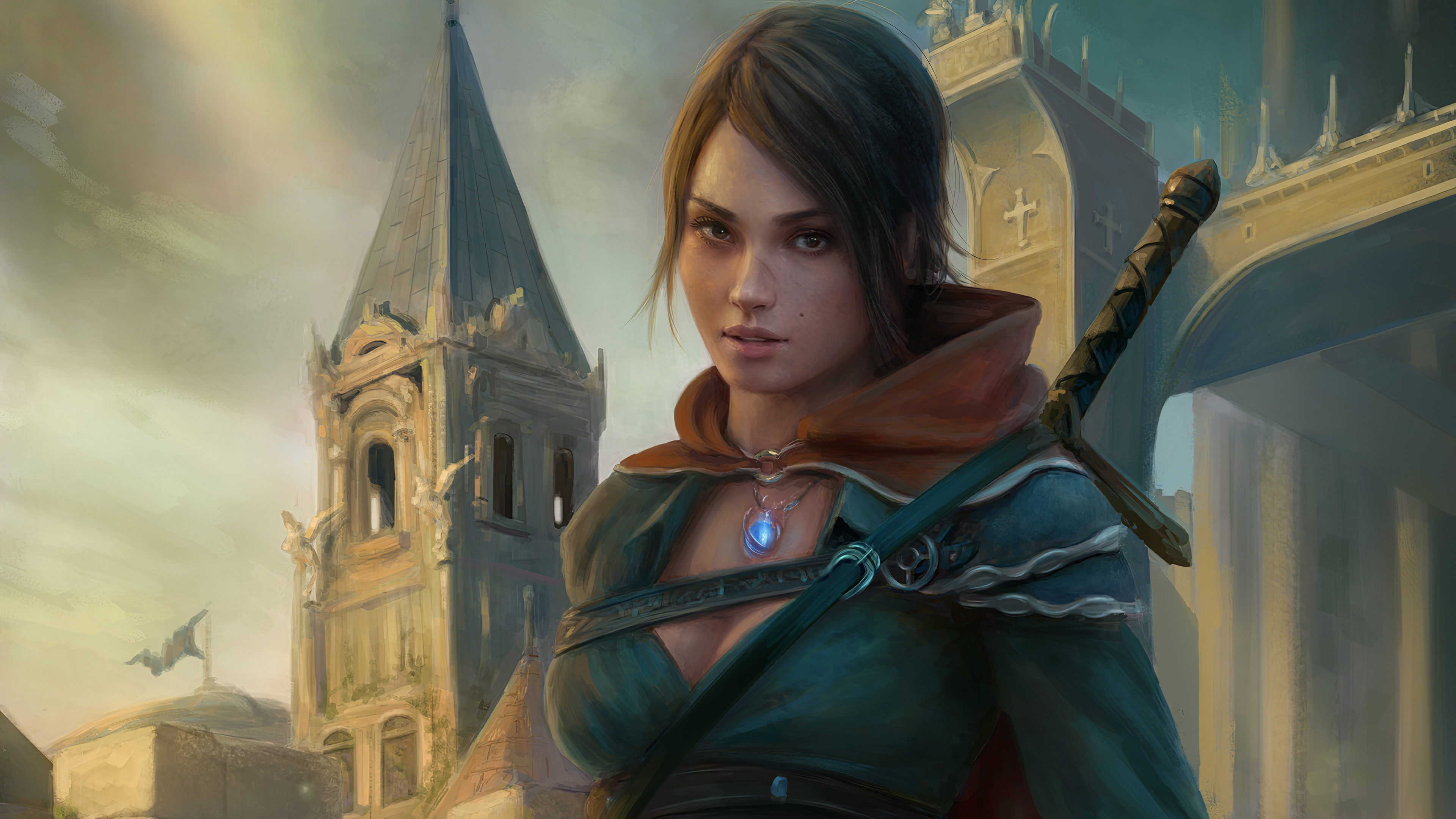 3840x2160 Adventurer Girl 4k 4K ,HD 4k Wallpapers,Images,Backgrounds ...