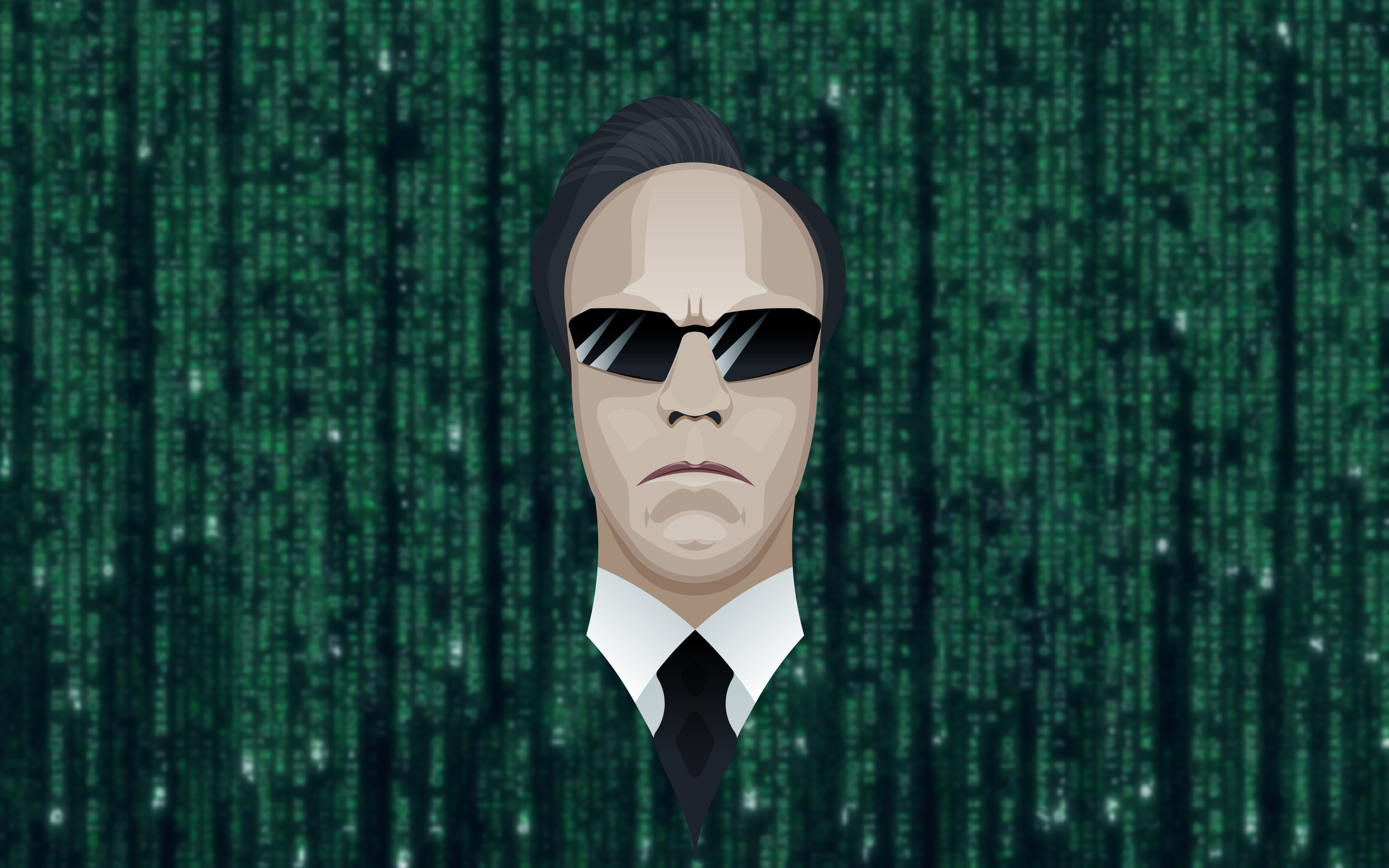 2880x1800 AGENT SMITH The Matrix Vector Art Macbook Pro Retina ,HD 4k ...