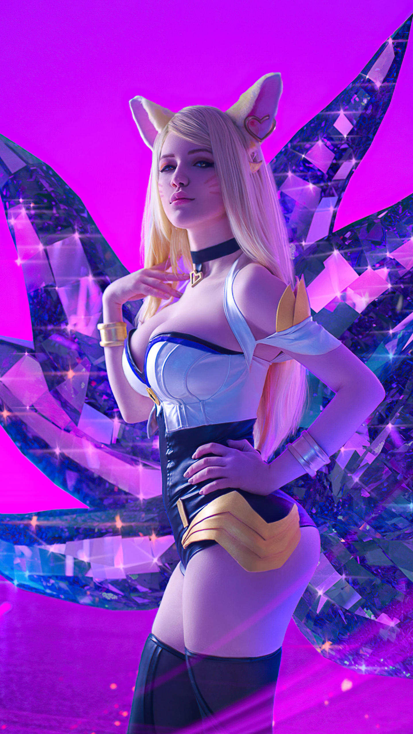 1440x2560 Ahri Kda Girl Cosplay 5k Samsung Galaxy S6,S7 ,Google Pixel XL ,Nexus 6,6P ,LG G5 ,HD ...