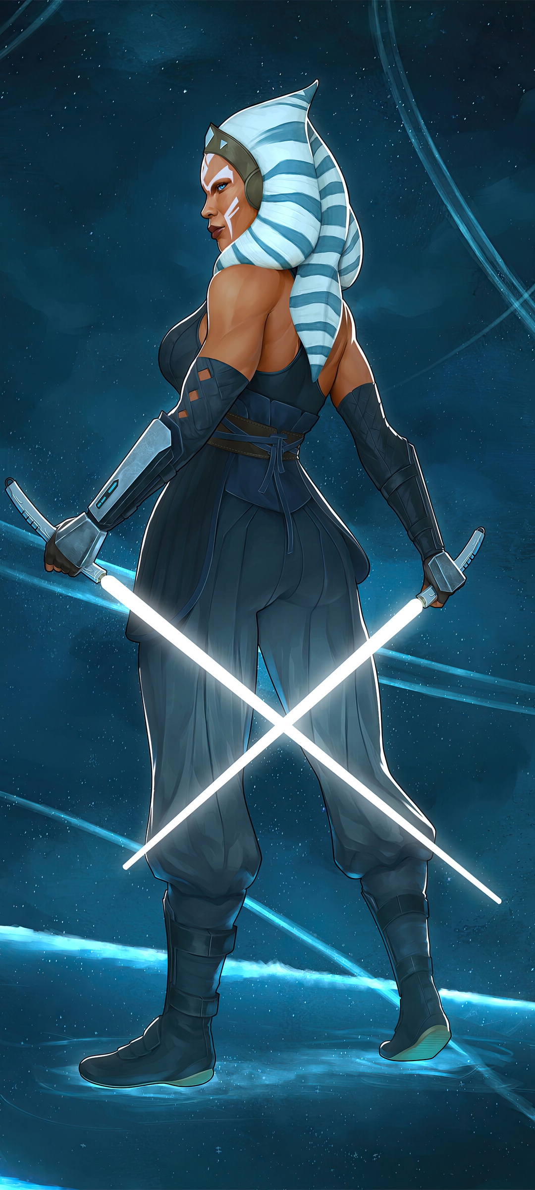 1080x2400 Ahsoka Tano Path Google Pixel 7 ,HD 4k Wallpapers,Images,Backgrounds,Photos and Pictures