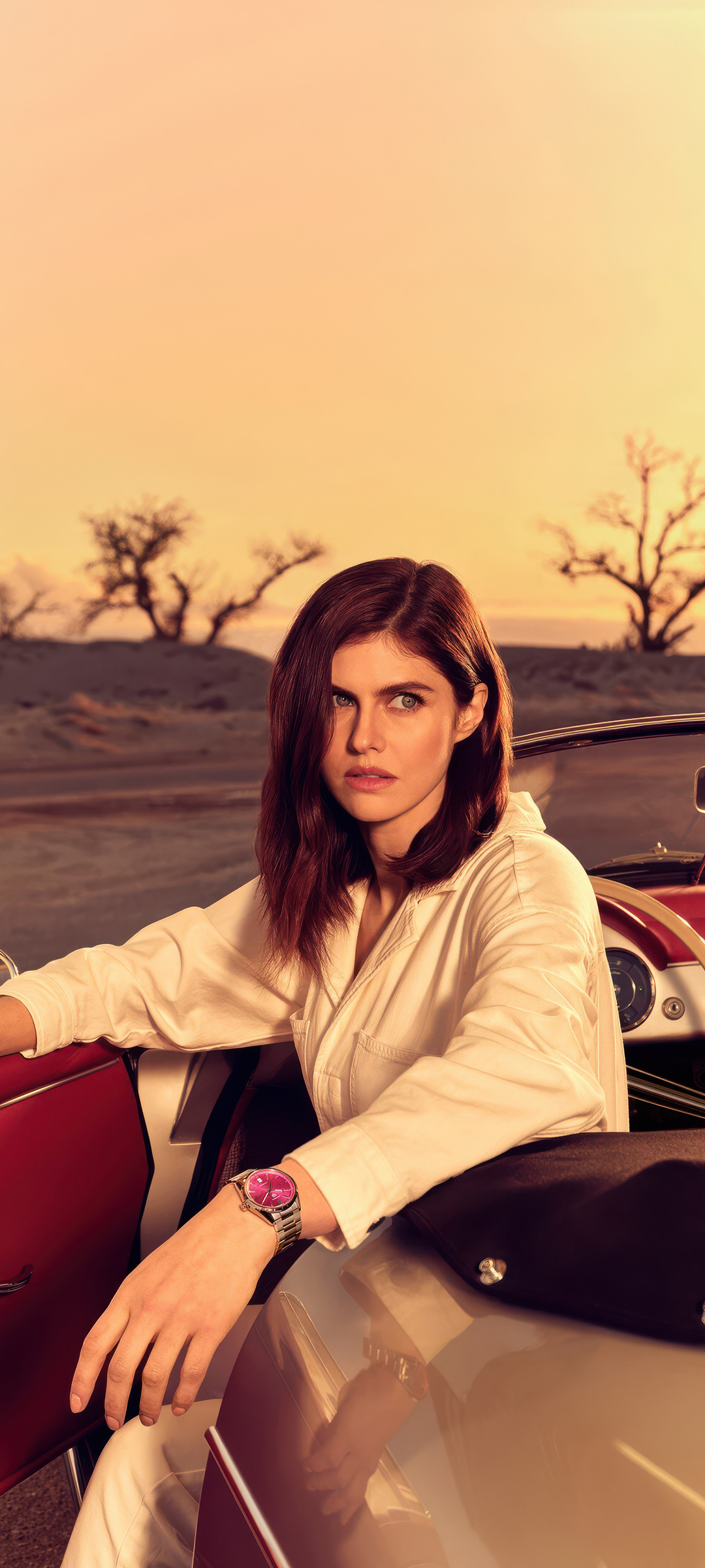 1080x2400 Alexandra Daddario Ft Tag Heuer 2025 Google Pixel 7 ,HD 4k Wallpapers,Images ...