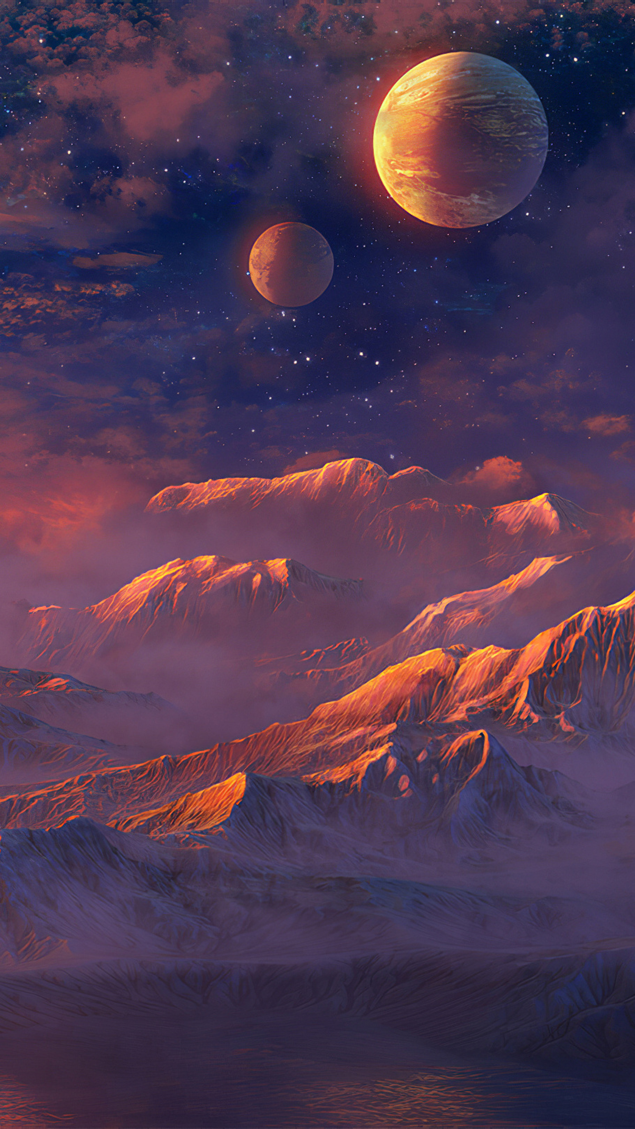 2160x3840 Alien World Nature Space 4k Sony Xperia X,XZ,Z5 Premium ,HD ...