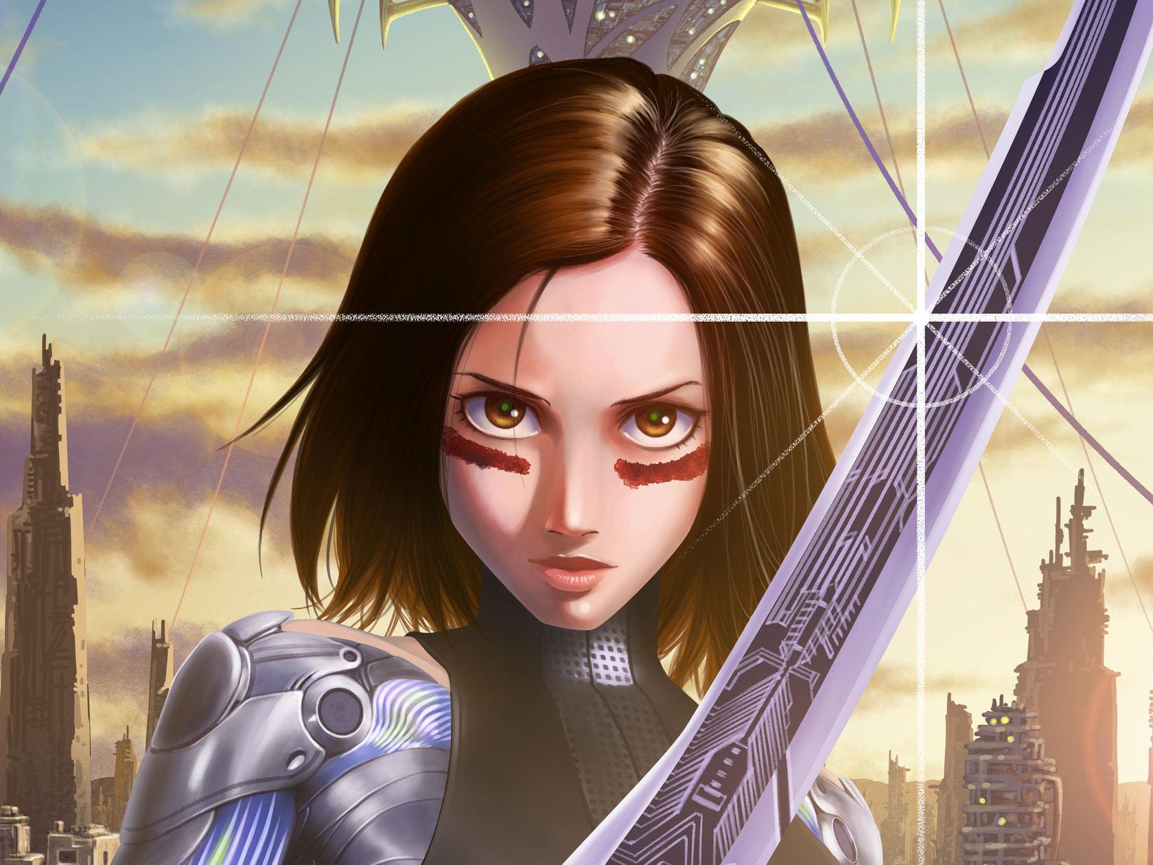 1680x1260 Alita Battle Angel Illustration 4k 1680x1260 Resolution Hd 4k Wallpapers Images