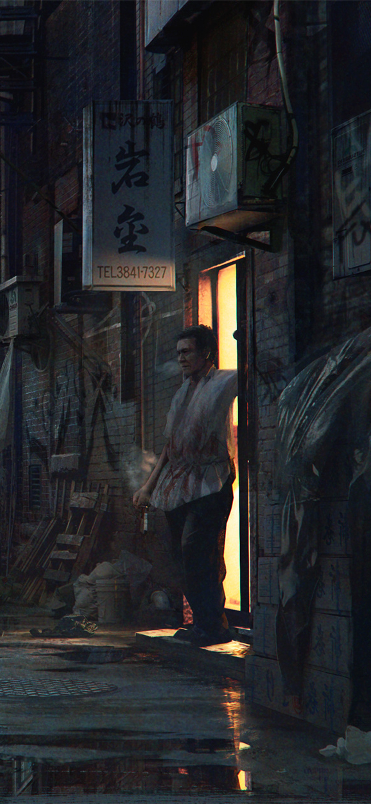 1242x2688 Alleyway Detroit Become Human Iphone XS MAX HD 4k Wallpapers ...