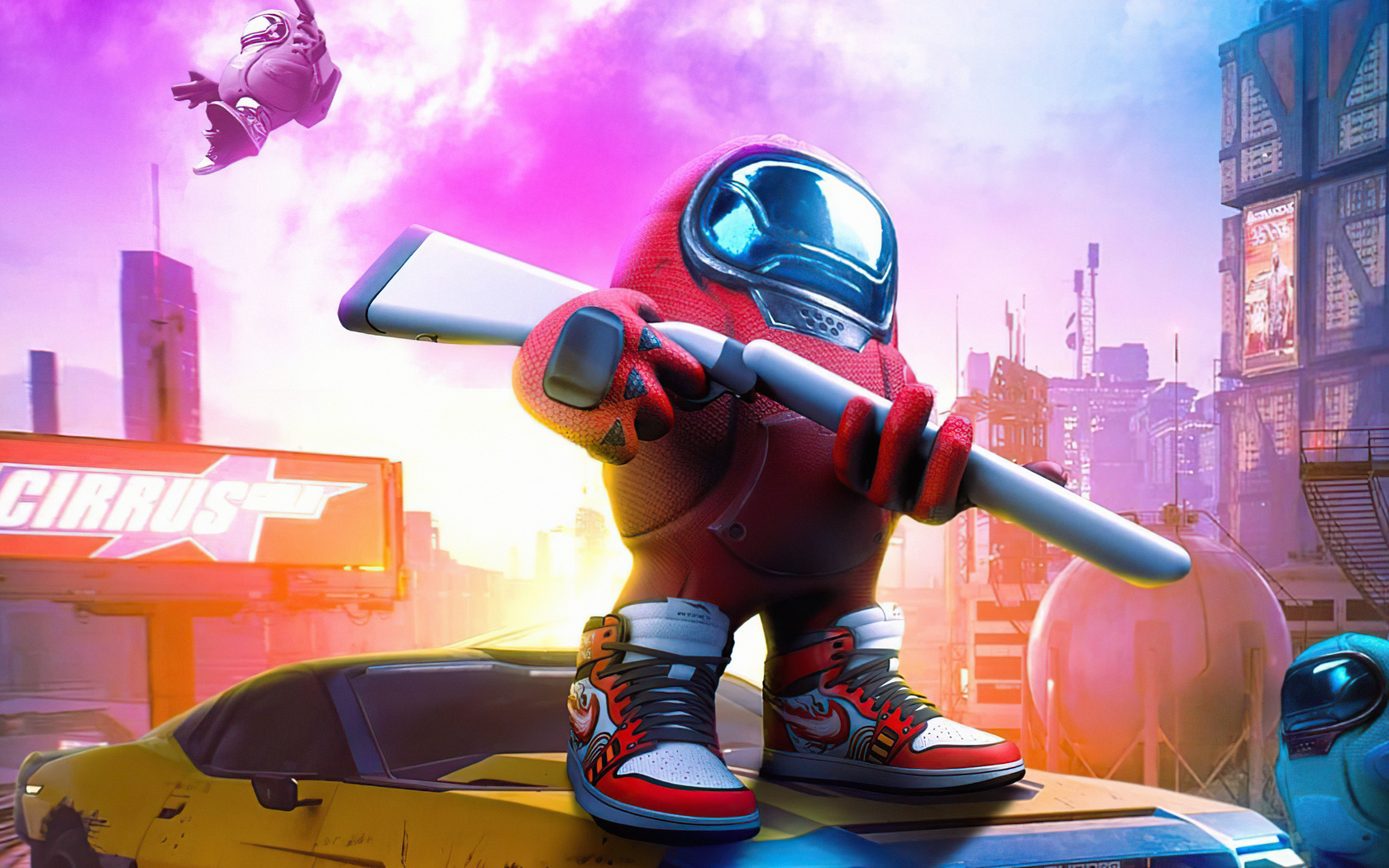 1680x1050 Among Us X Cyberpunk 5k Wallpaper,1680x1050 Resolution HD 4k ...