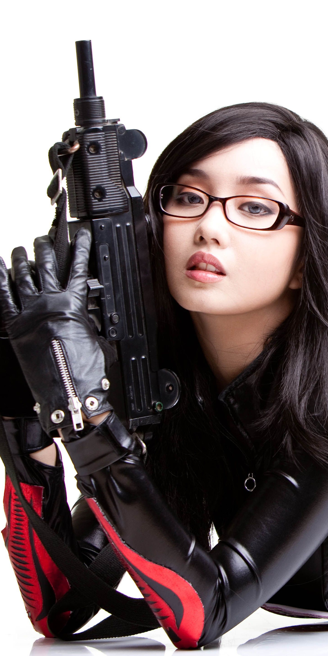 1080x2160 Anime Cosplay Girl With Guns One Plus 5T,Honor 7x,Honor view ...