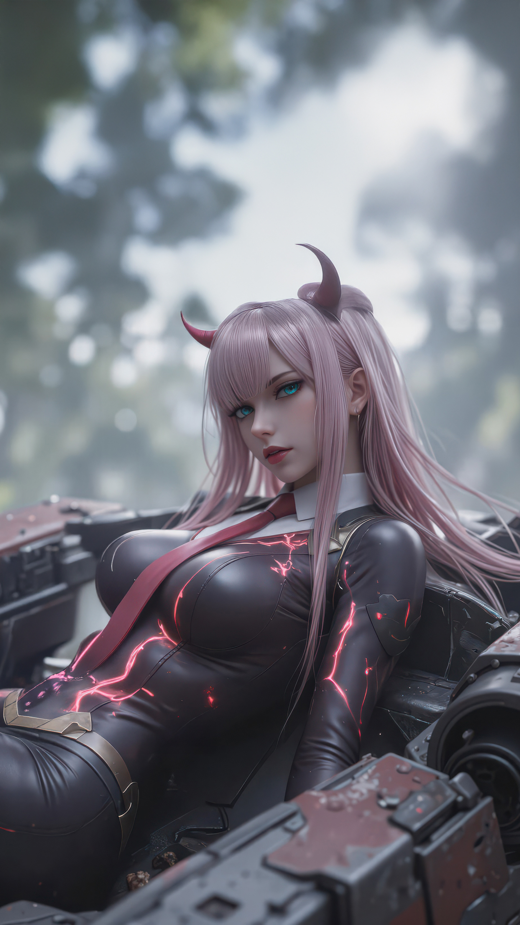 2160x3840 Anime Cyberpunk Sniper Princess Sony Xperia X,XZ,Z5 Premium ...