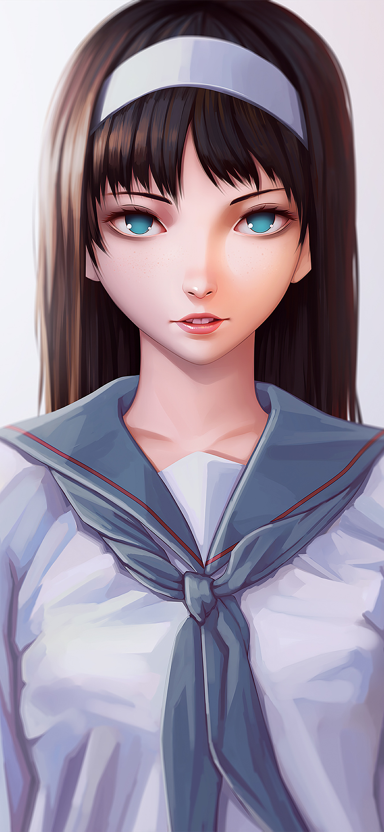 1242x2688 Anime Girl Aqua Eyes 4k Iphone Xs Max Hd 4k Wallpapers