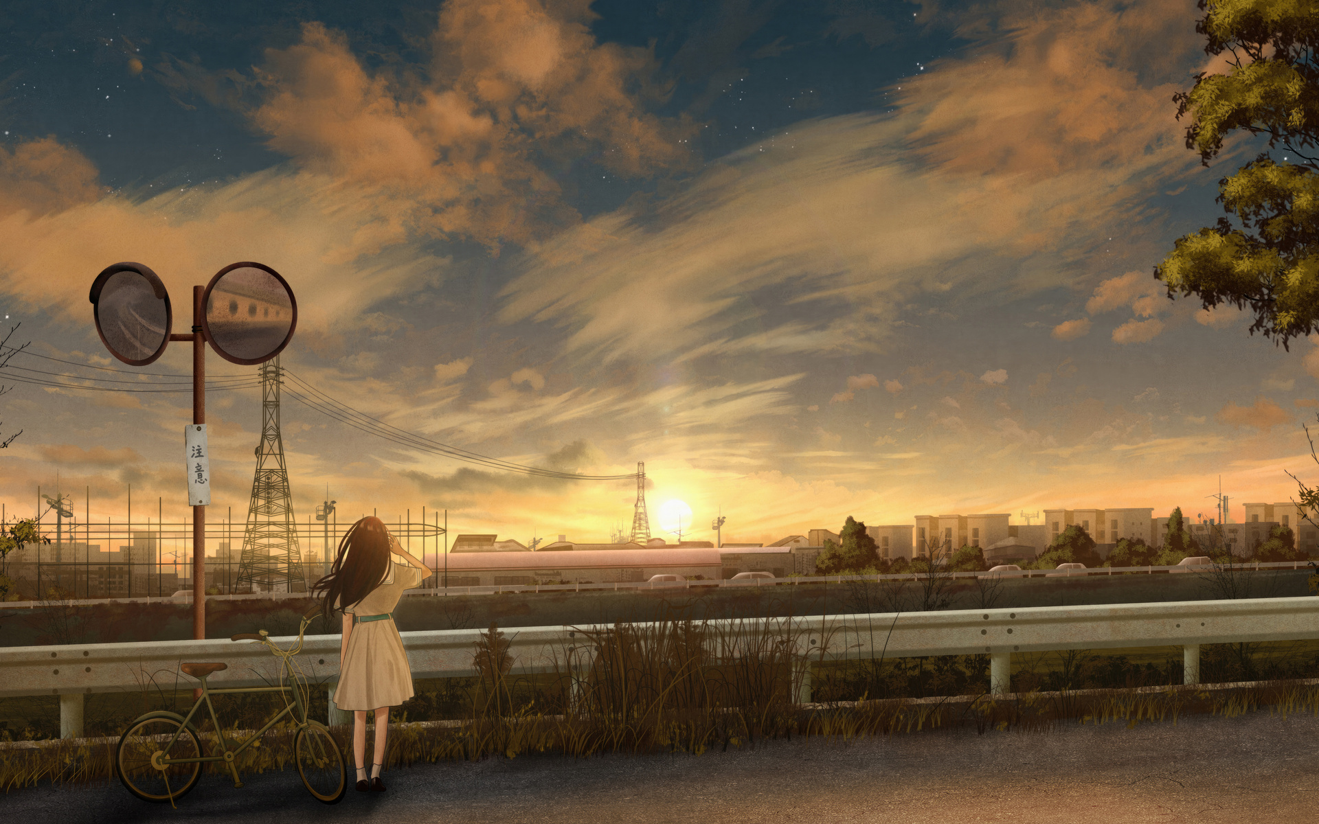 1920x1200 Anime Girl Enjoying The Daylight 1080P Resolution ,HD 4k ...