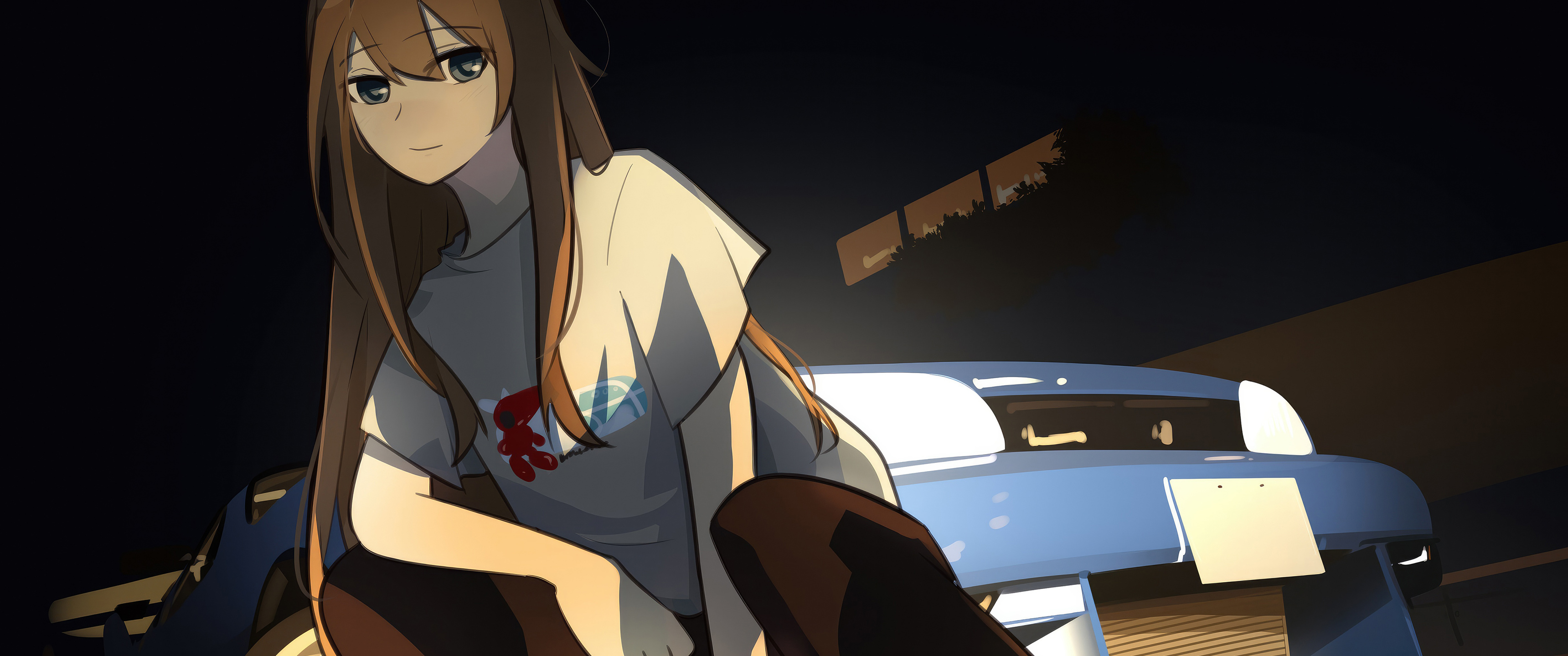 3440x1440 Anime Girl With Cars Ultrawide Quad Hd 1440p Hd 4k