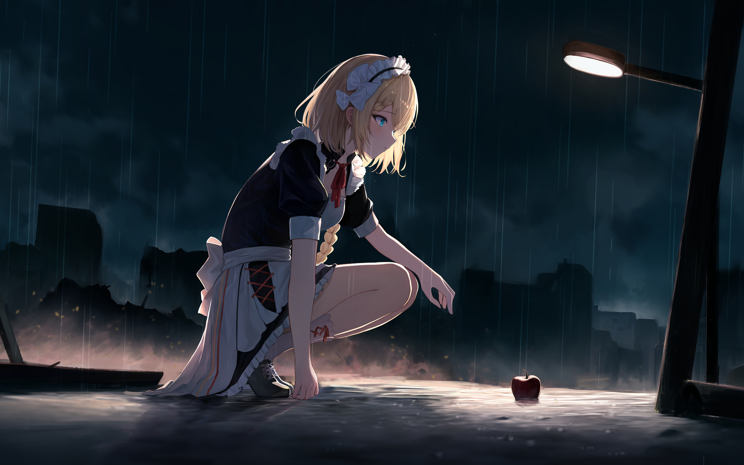 2560x1600 Anime Maid Girl Wallpaper,2560x1600 Resolution HD 4k ...