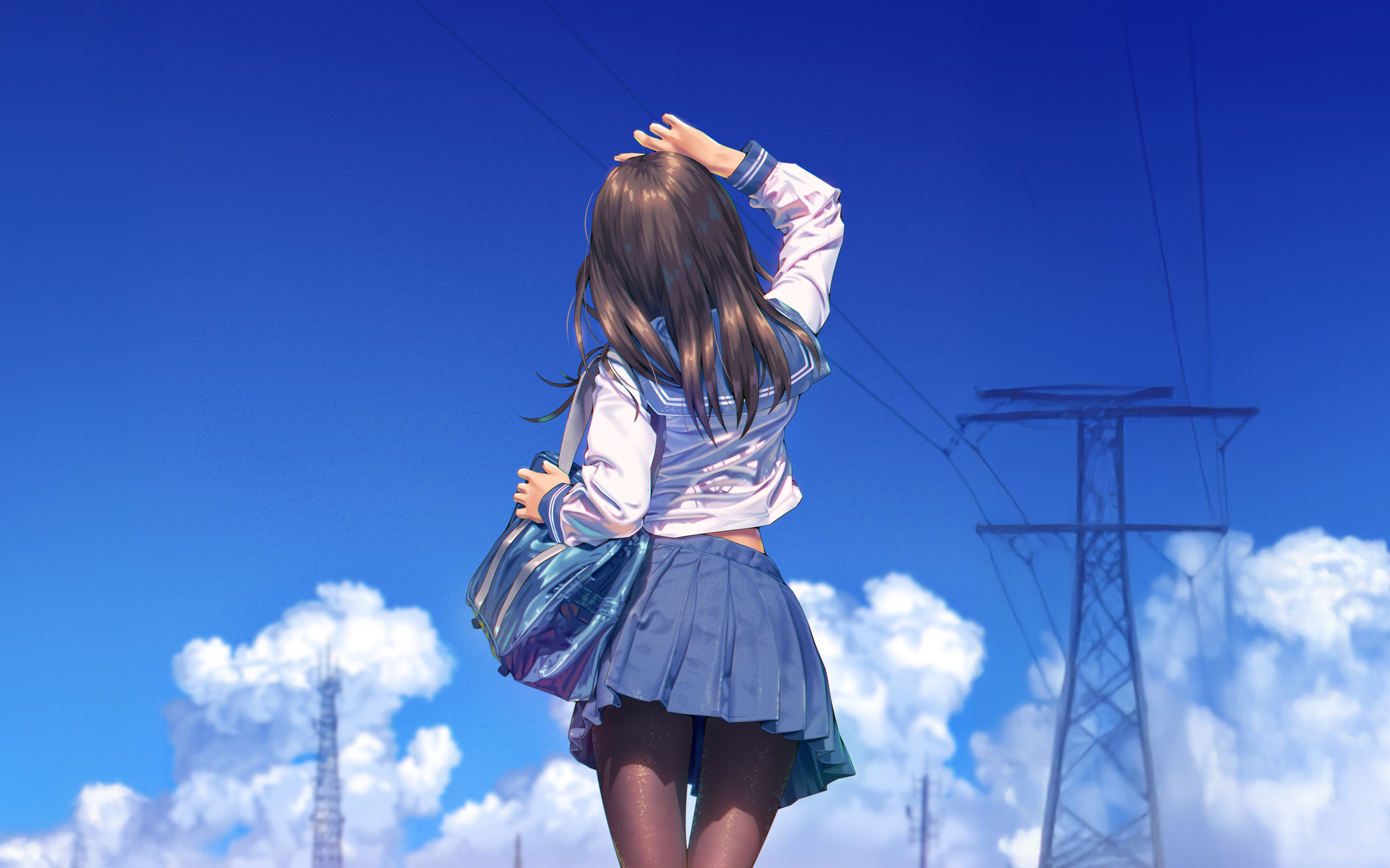 2560x1600 Anime School Boy Hair Waving Wallpaper,2560x1600 Resolution ...