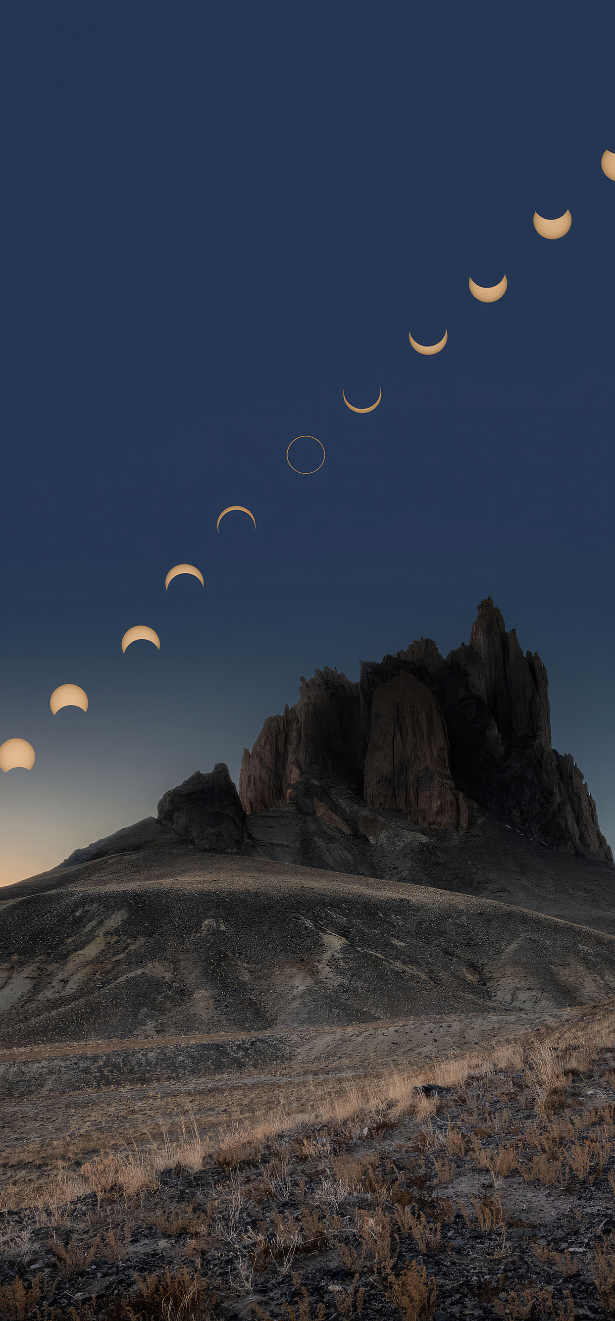 1242x2668 Annular Solar Eclipse Iphone XS MAX ,HD 4k Wallpapers,Images ...