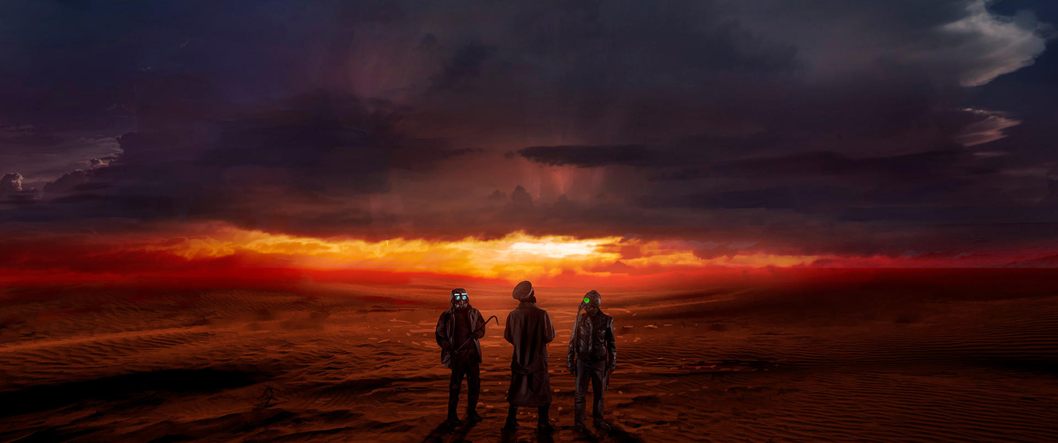 3440x1440 Apocalyptic Friends UltraWide Quad HD 1440P ,HD 4k Wallpapers ...