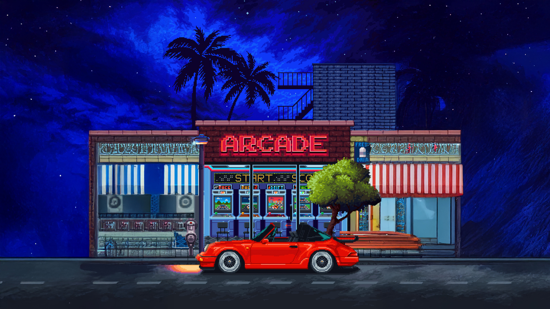 1920x1080 Arcade Nights Top Gear Nostalgia Laptop Full HD 1080P ,HD 4k ...