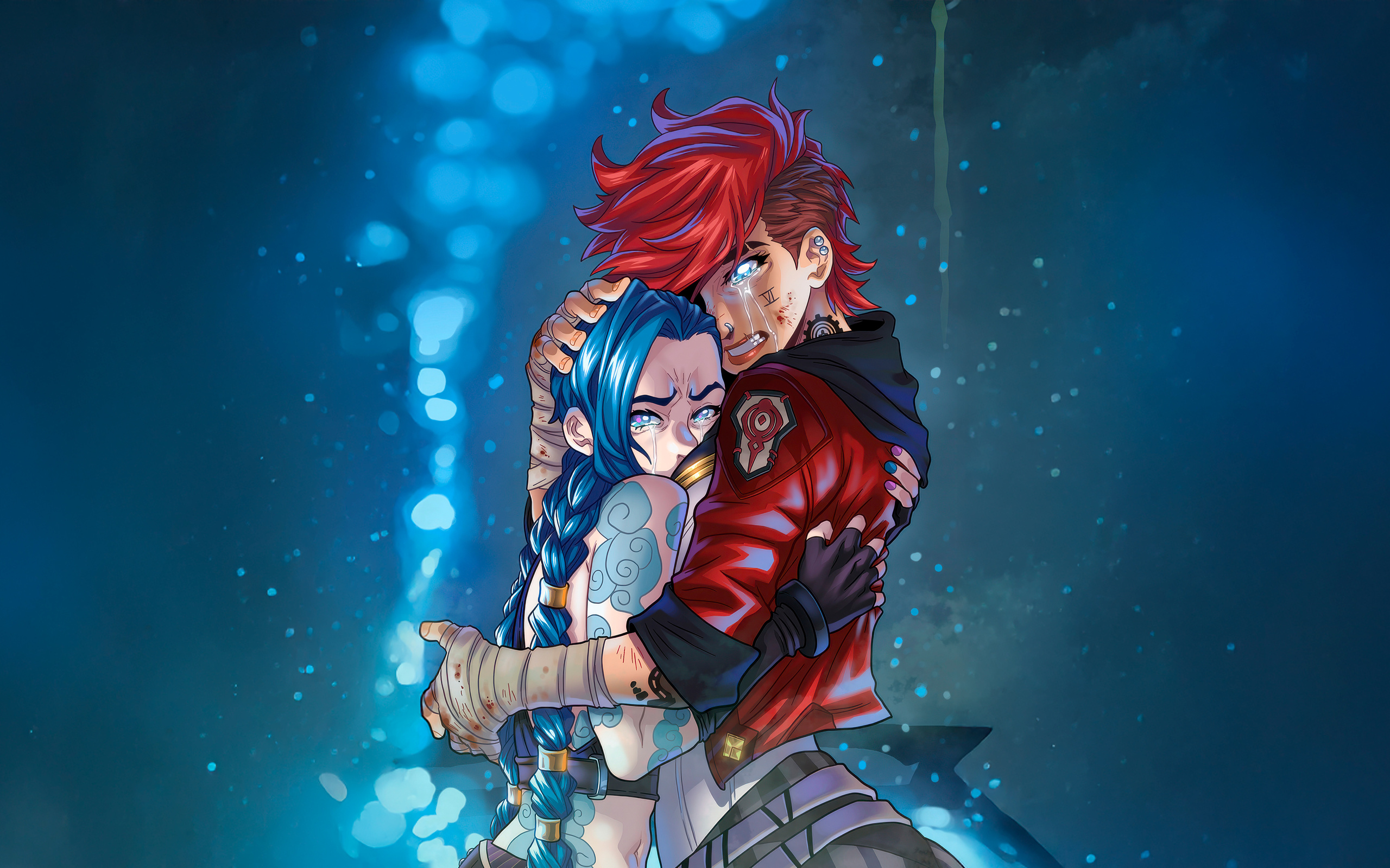 2560x1600 Arcane League Of Legends Jinx Vi And Caitlyn Wallpaper,2560x1600 Resolution HD 4k ...